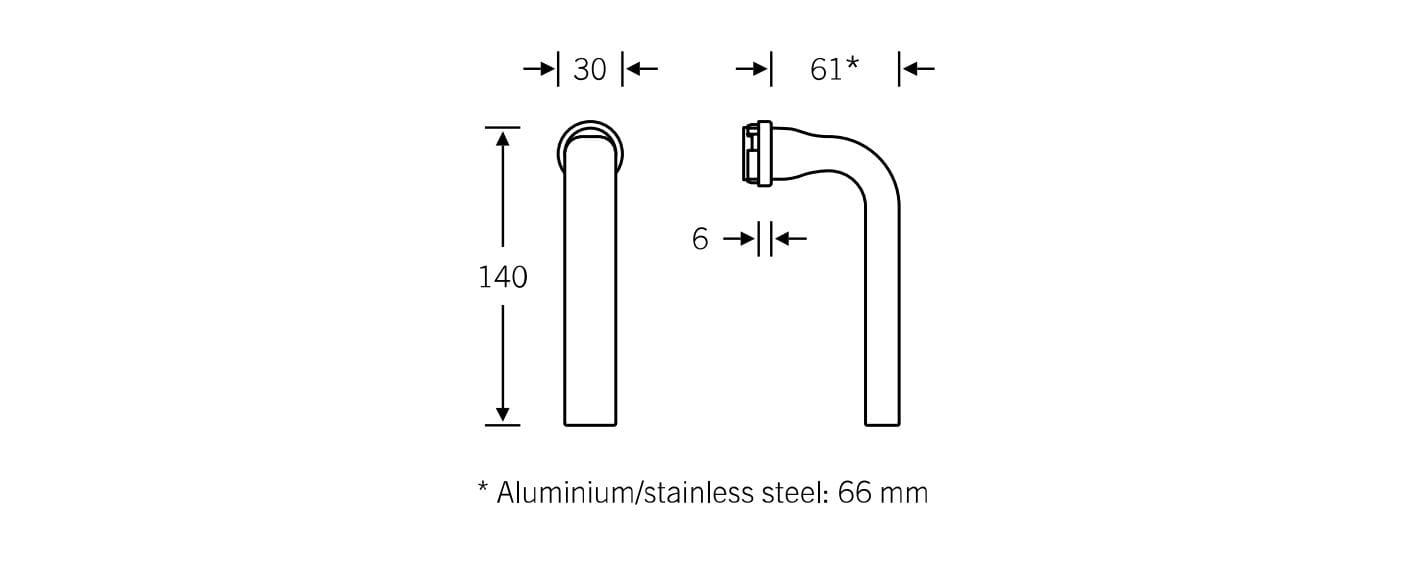FSB 34 1242 7 Maniglia per finestre By FSB