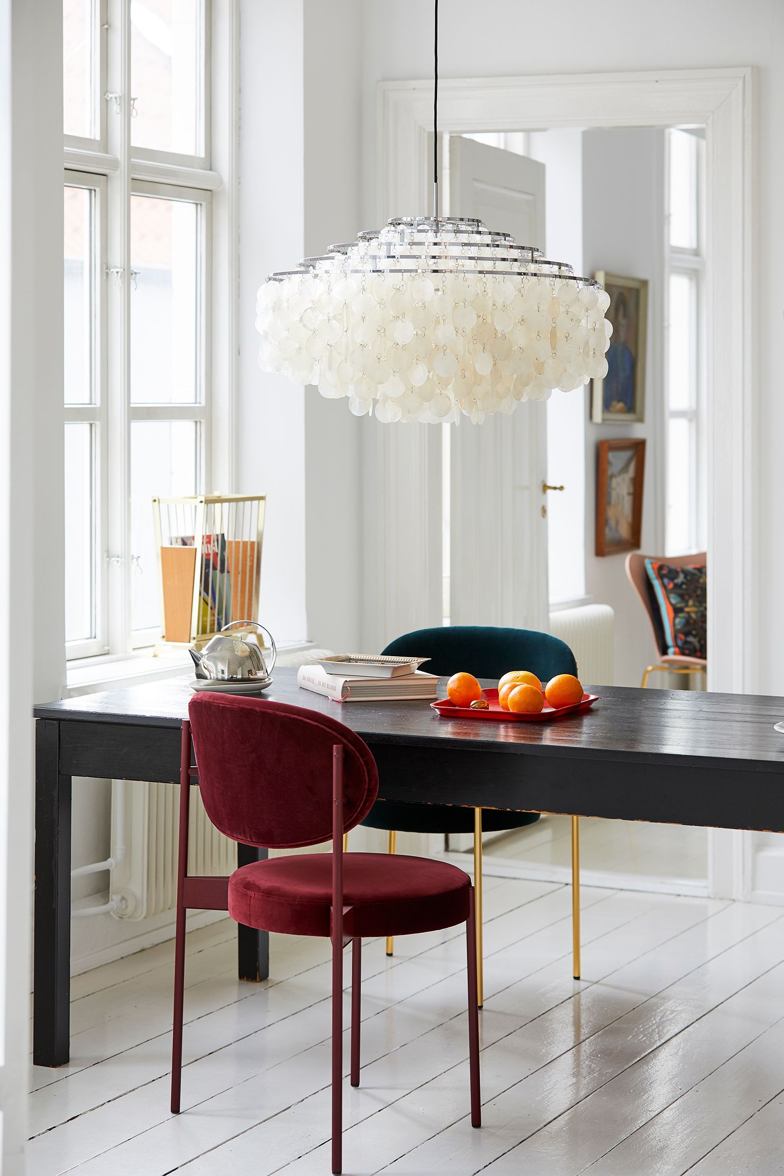 FUN MOTHER OF PEARL Mother of pearl pendant lamp By Verpan | design ...