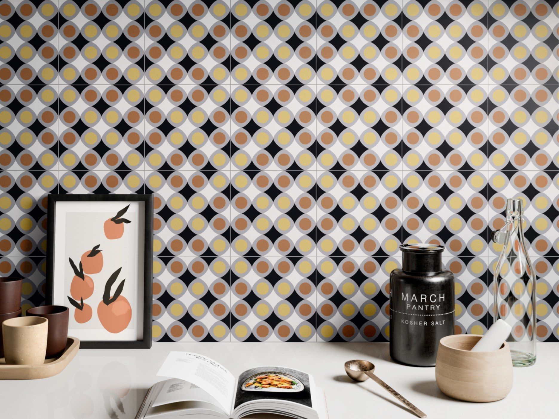 Porcelain stoneware wall/floor tiles with encaustic effect FUN JOY 02 ...