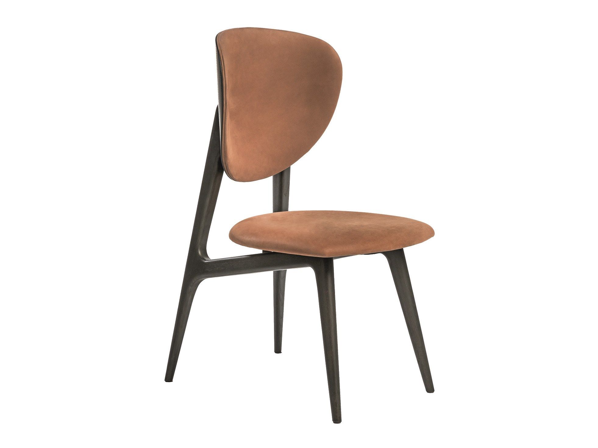 Upholstered leather chair FUN By Shake design Andrea Zonta