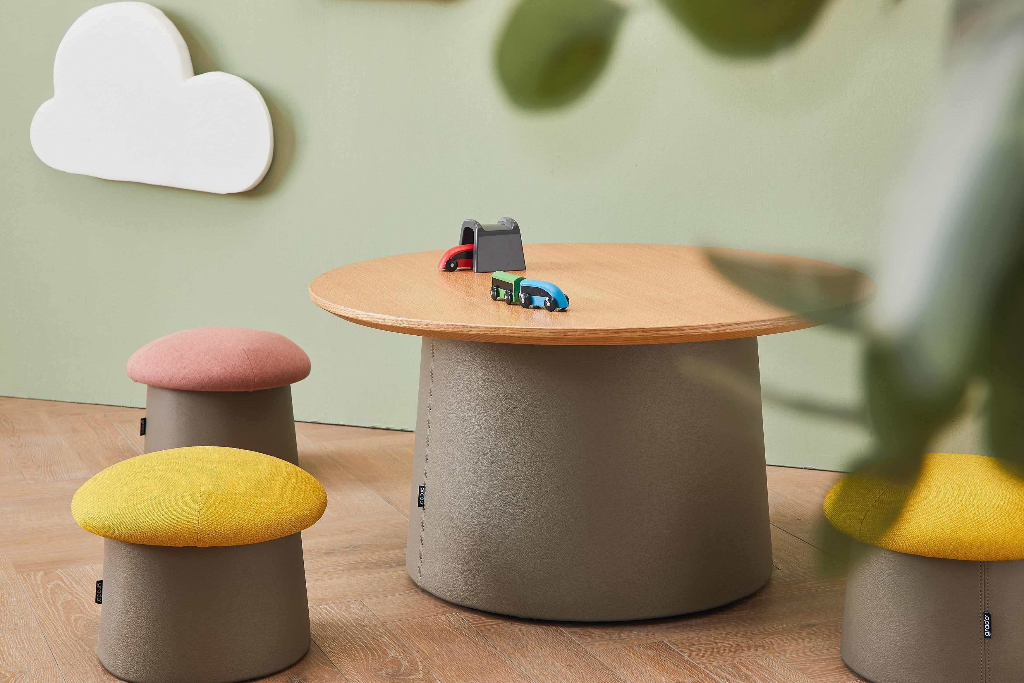 FUNGO KID | Kids pouf Upholstered Kids pouf By grado design