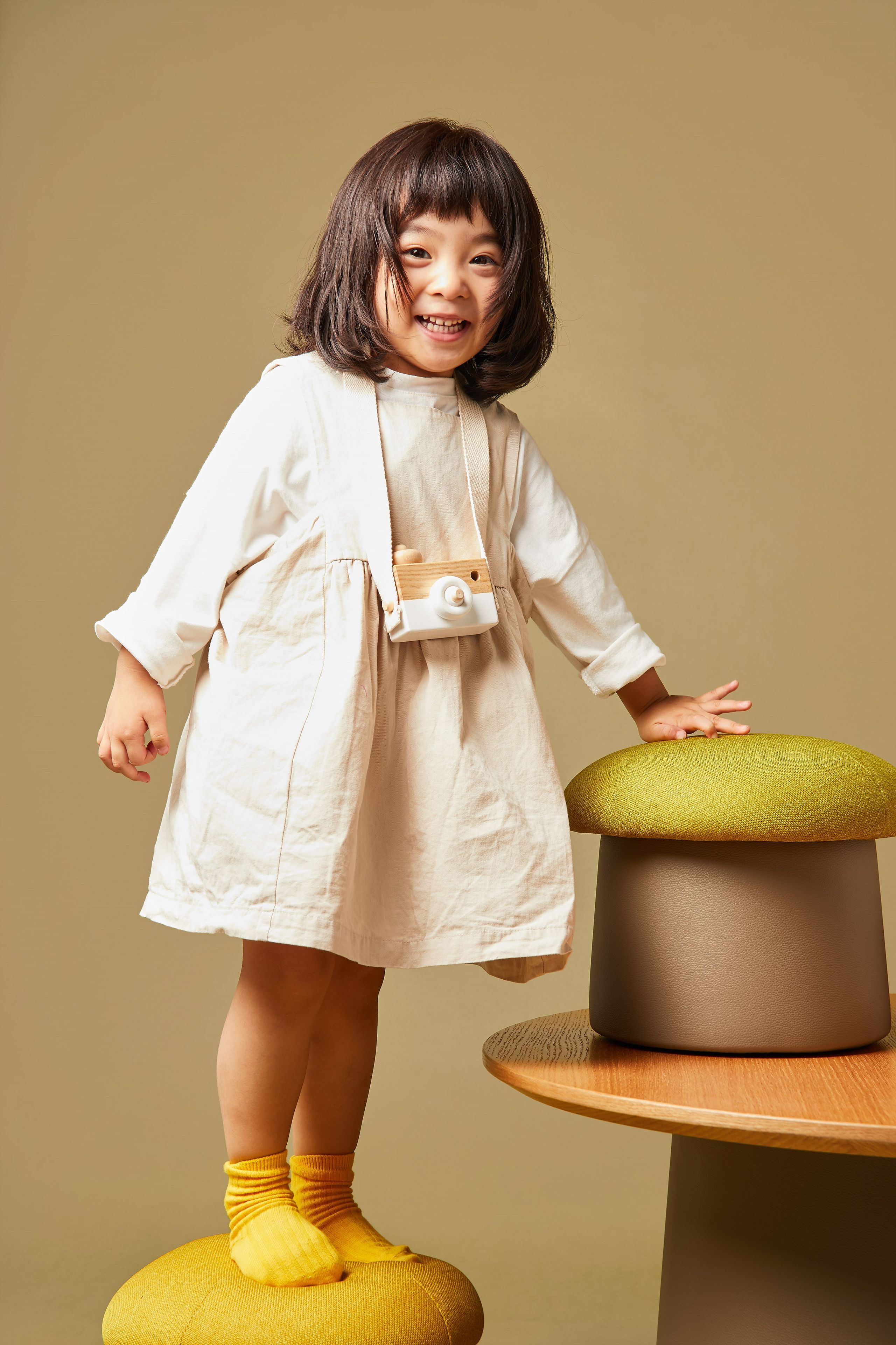 FUNGO KID | Kids pouf Upholstered Kids pouf By grado design