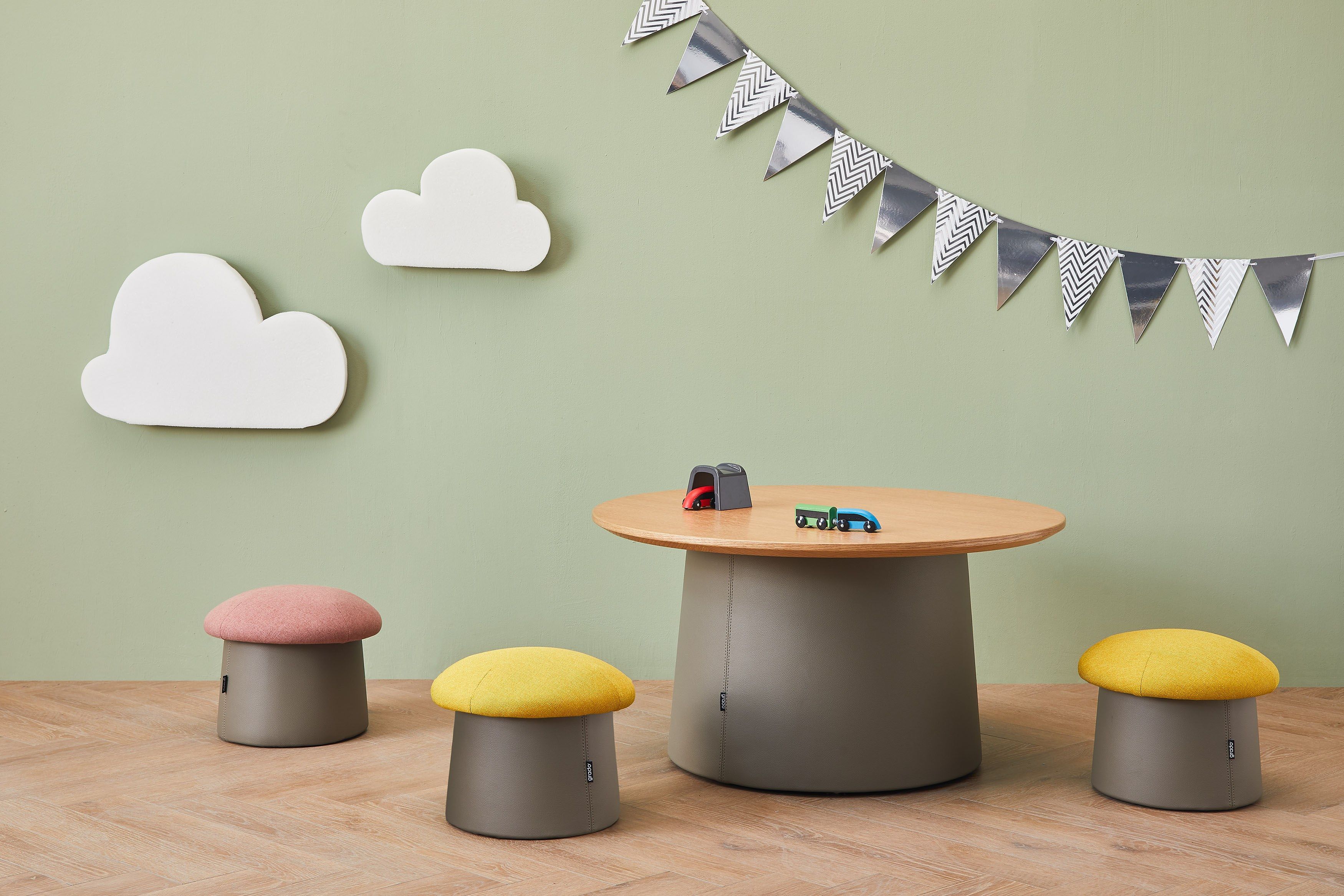 FUNGO KID | Kids table Round wooden Kids table By grado design