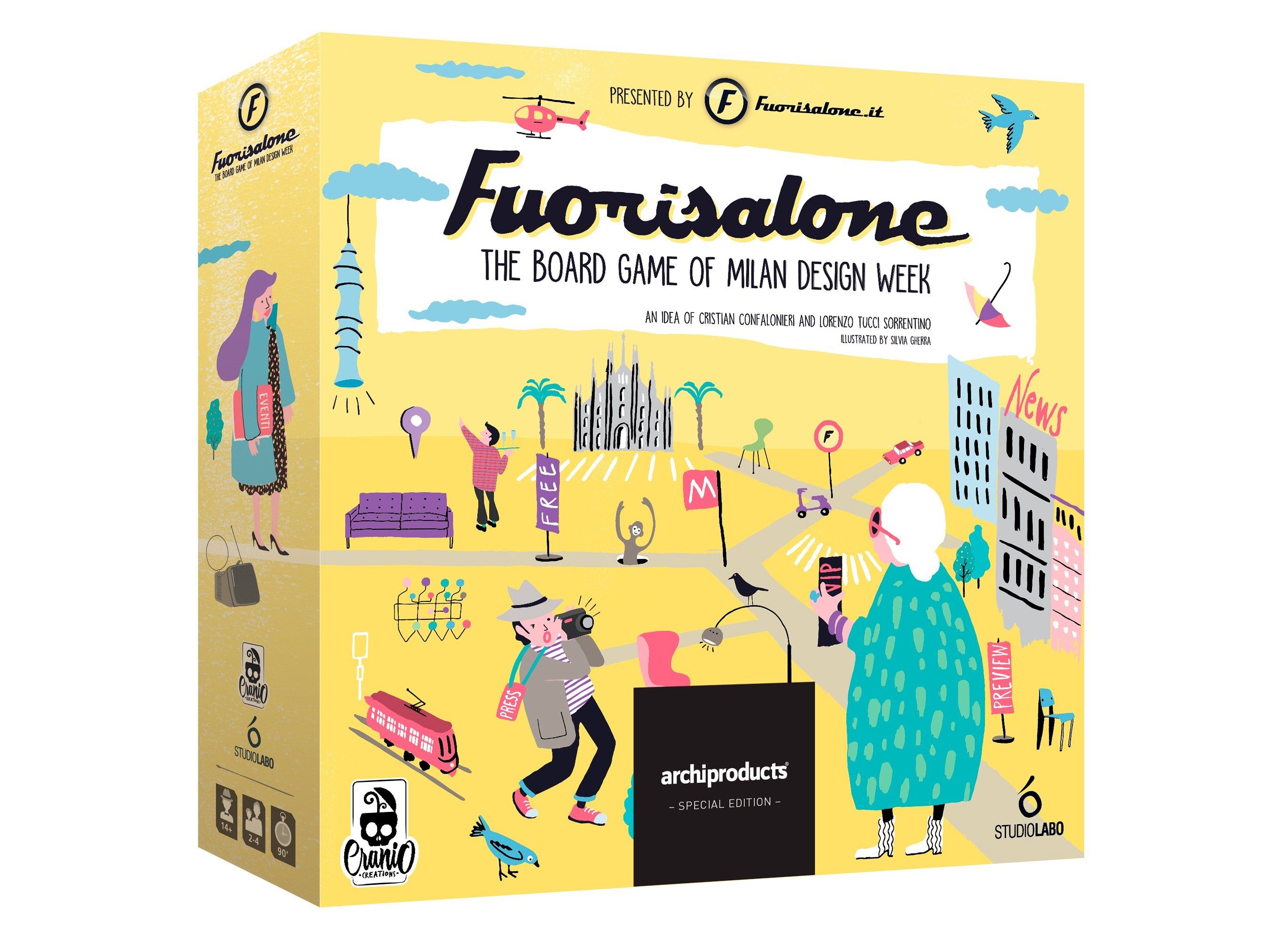 The Milan Design Week board game FUORISALONE | The board game By ...
