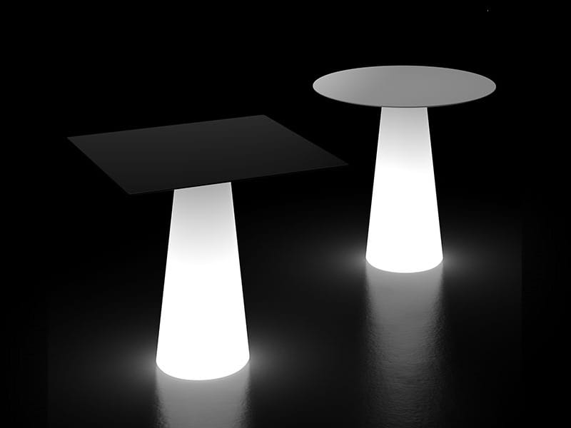 FURA Rectangular with light polyethylene table By Plust