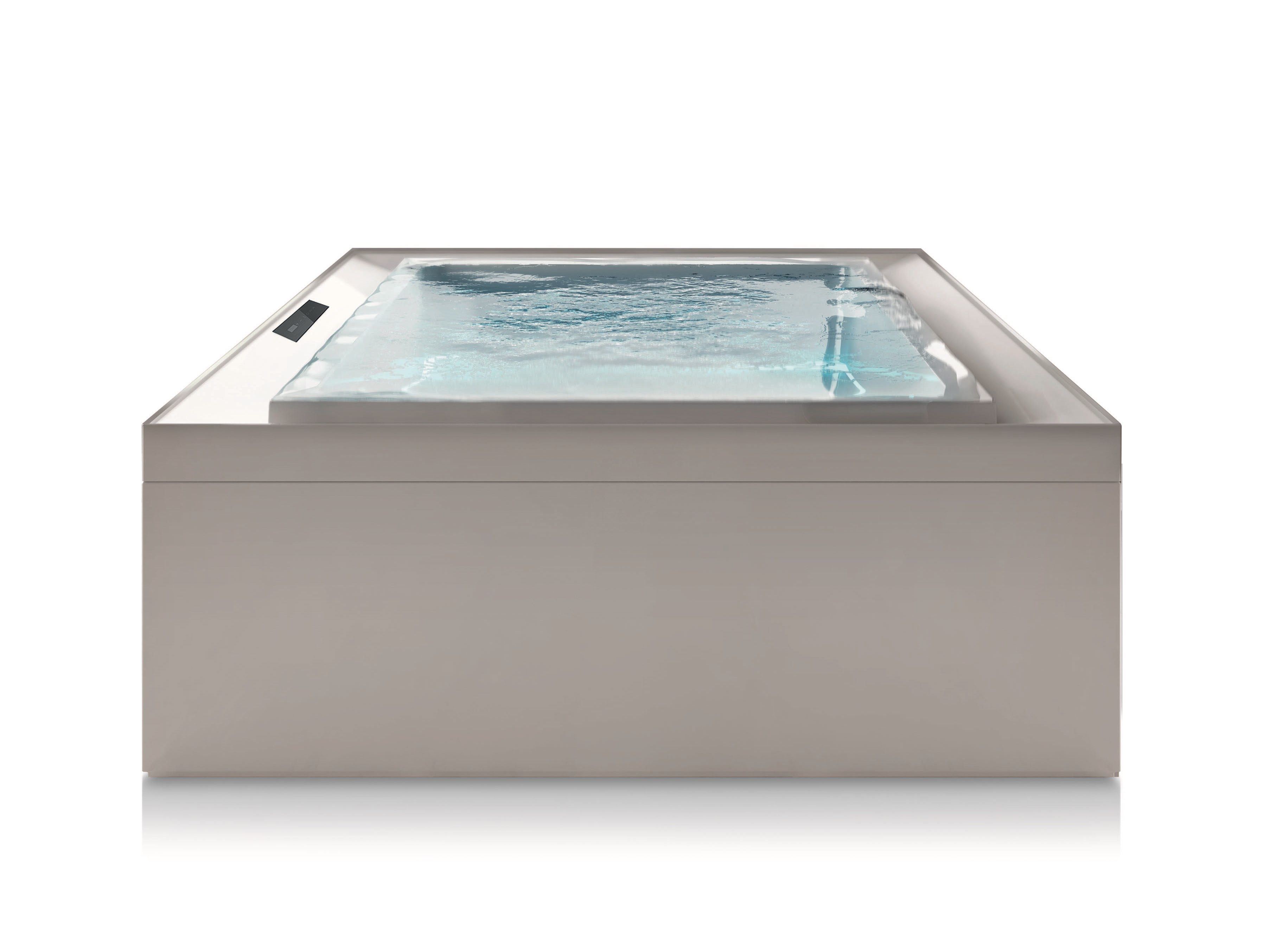 TREESSE GHOST Overflow built-in rectangular hot tub By Gruppo Treesse ...