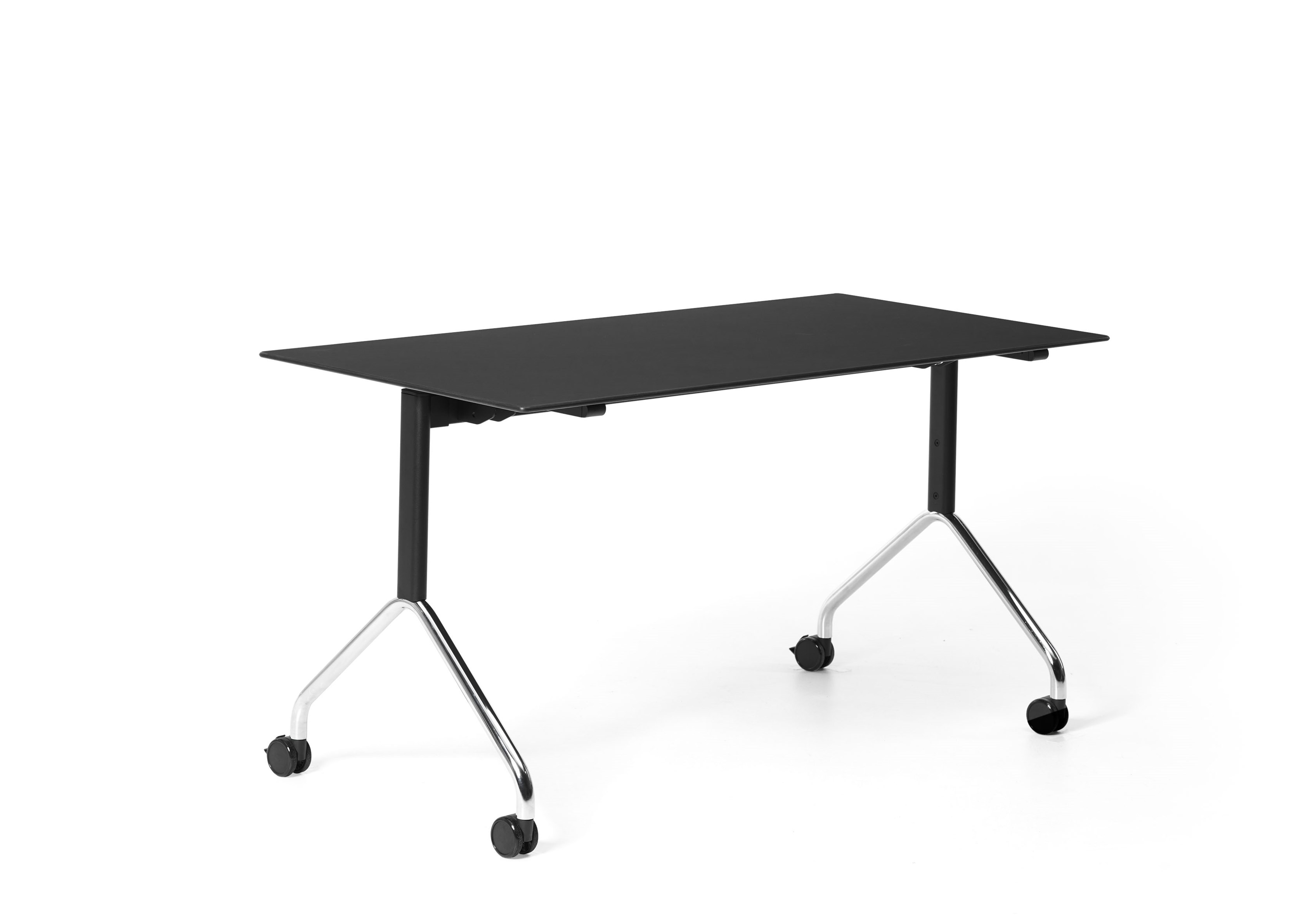 Folding workstation desk with casters FX TABLE By rosconi