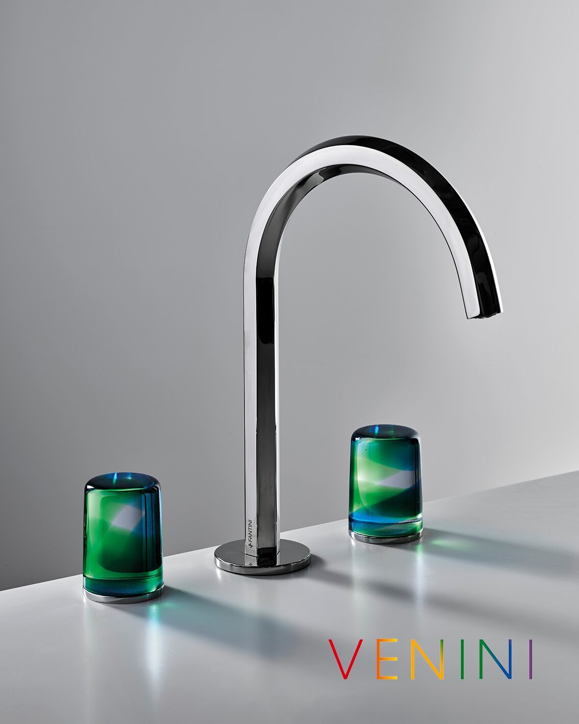 VENEZIA BY VENINI BICOLOR Remote control tap By Fantini Rubinetti