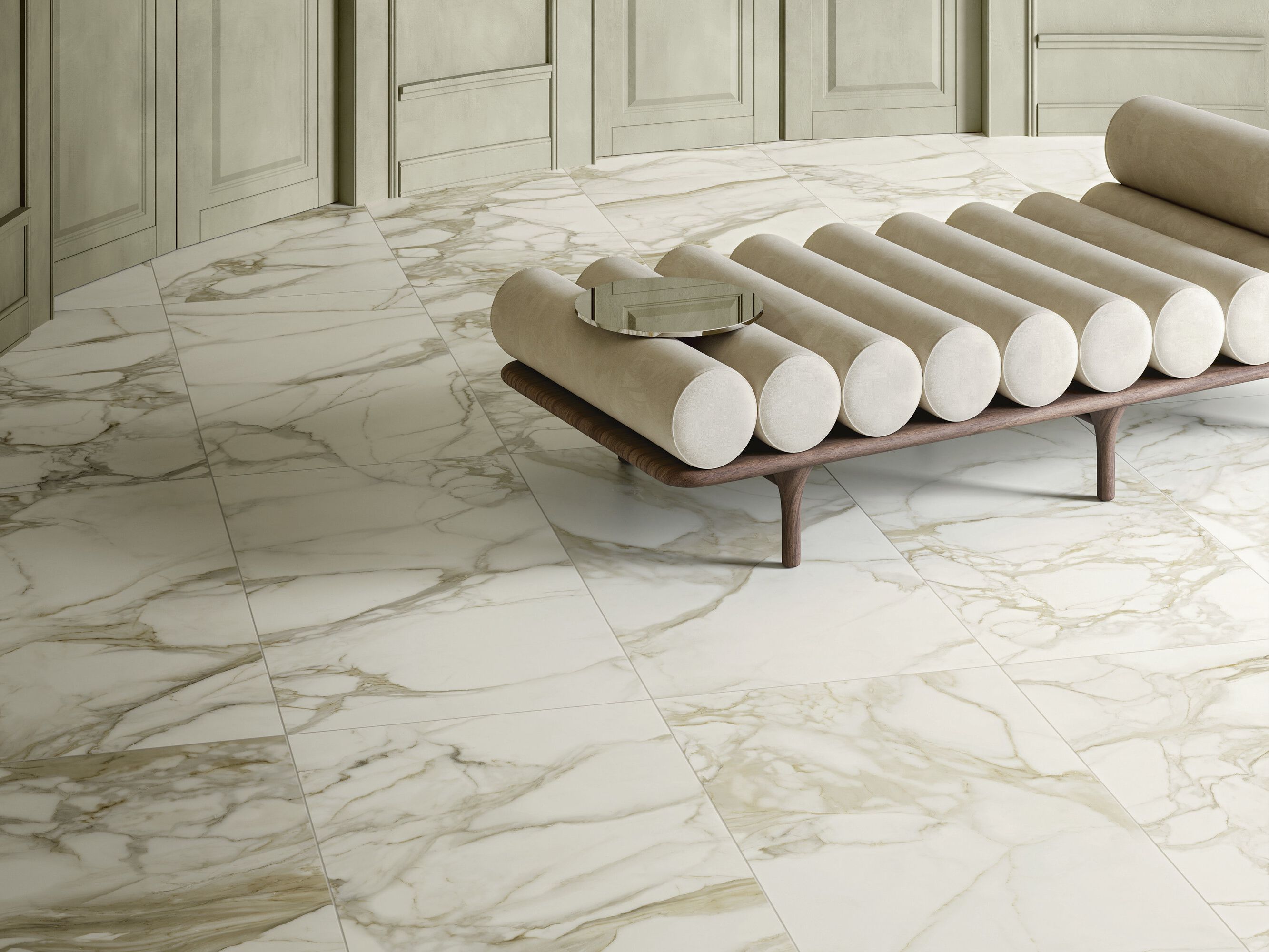 MARBLE LAB - CALACATTA DORATO Wall tiles By Fiandre Architectural Surfaces