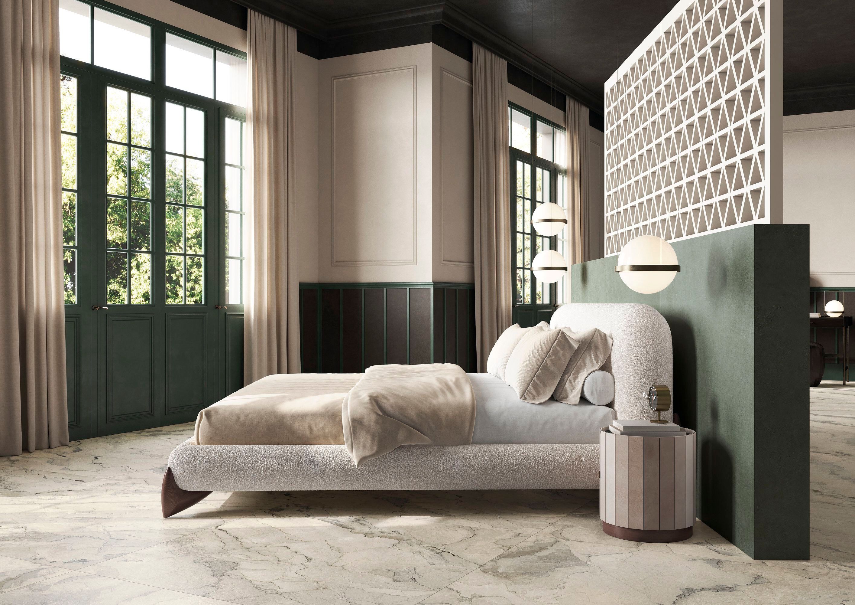 Pavimento/rivestimento in gres porcellanato effetto marmo MARBLE LAB ...