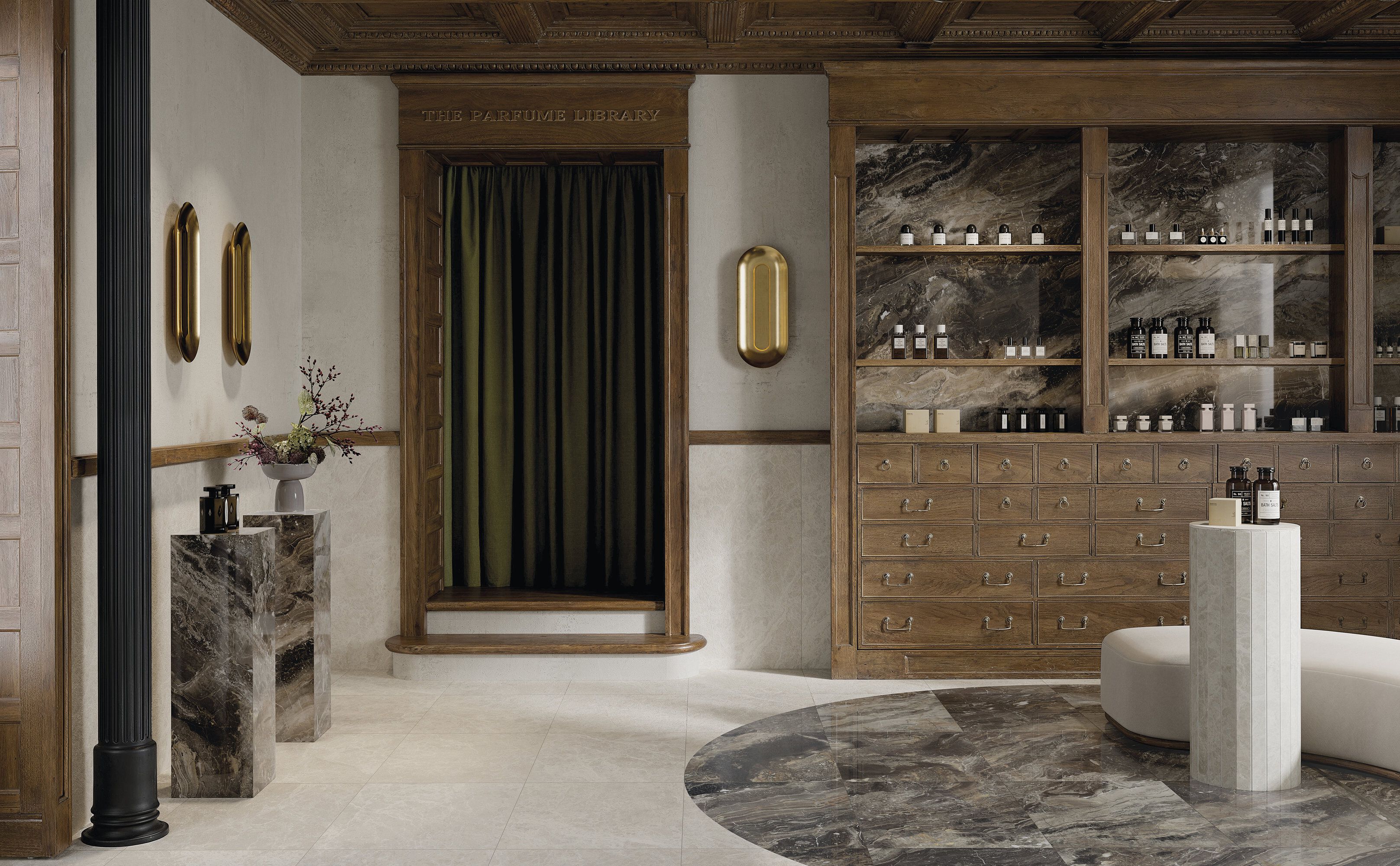 MARBLE LAB - DAMA BIANCA Wall/floor tiles with marble effect By Fiandre
