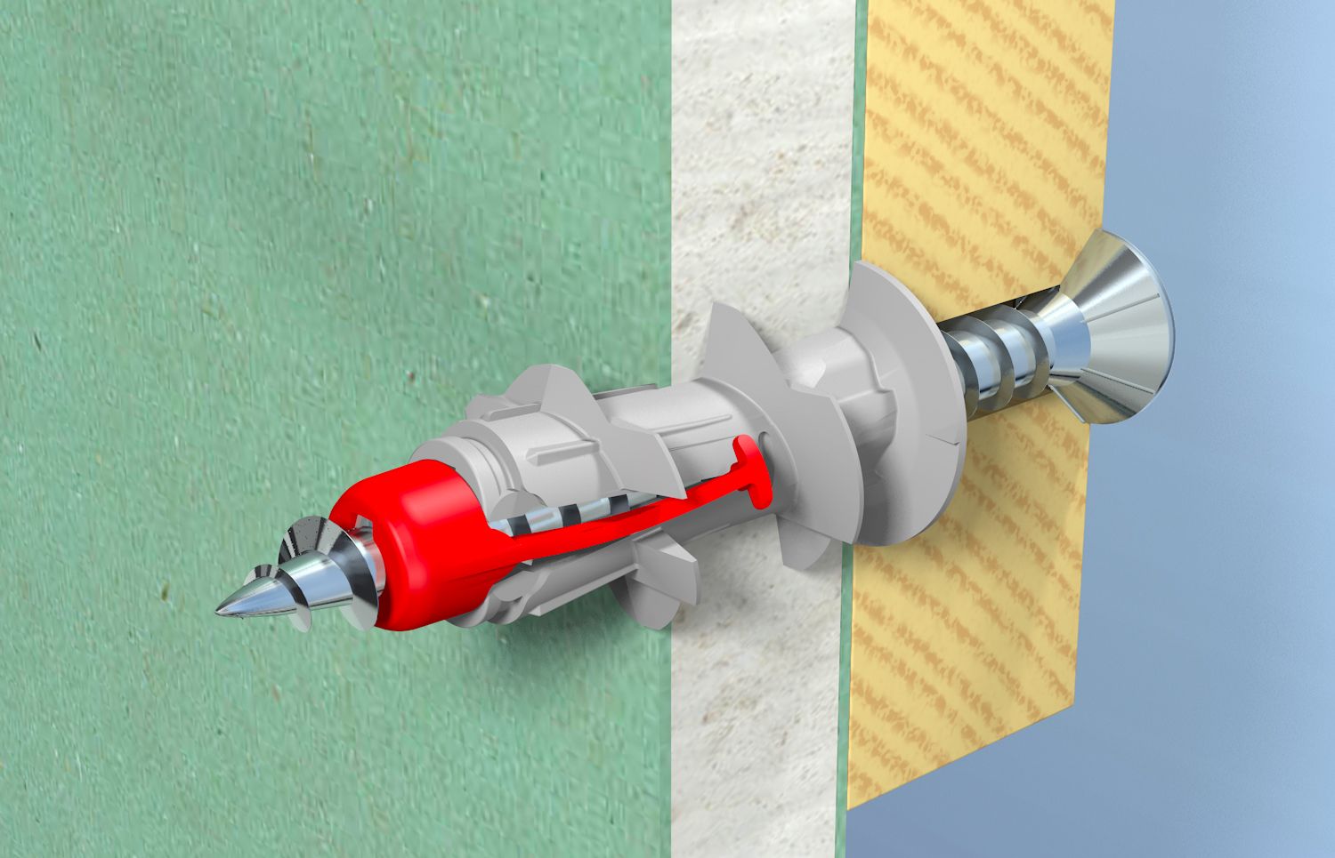 Nylon® Wall plug Fischer DUOBLADE By fischer