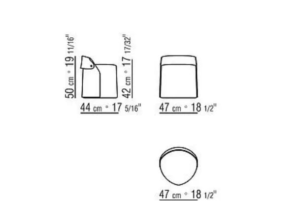 OZZY Pouf By Flexform