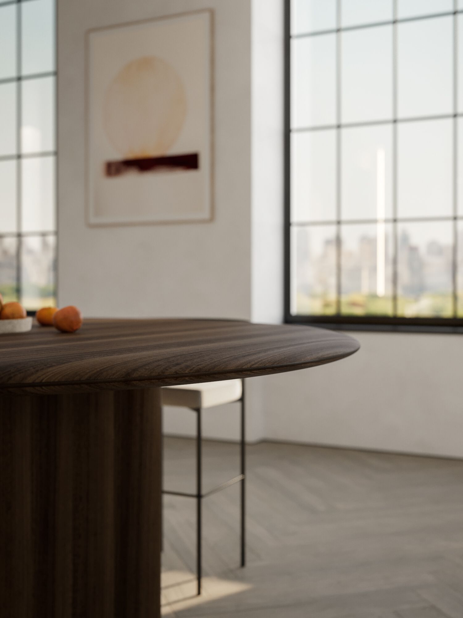 FRAME Laquered kitchen with island and Patagonia stone top By ...