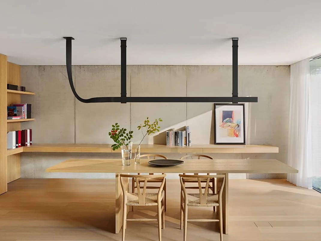 BELT LED tanned leather pendant lamp By Flos | design Ronan & Erwan Bouroullec