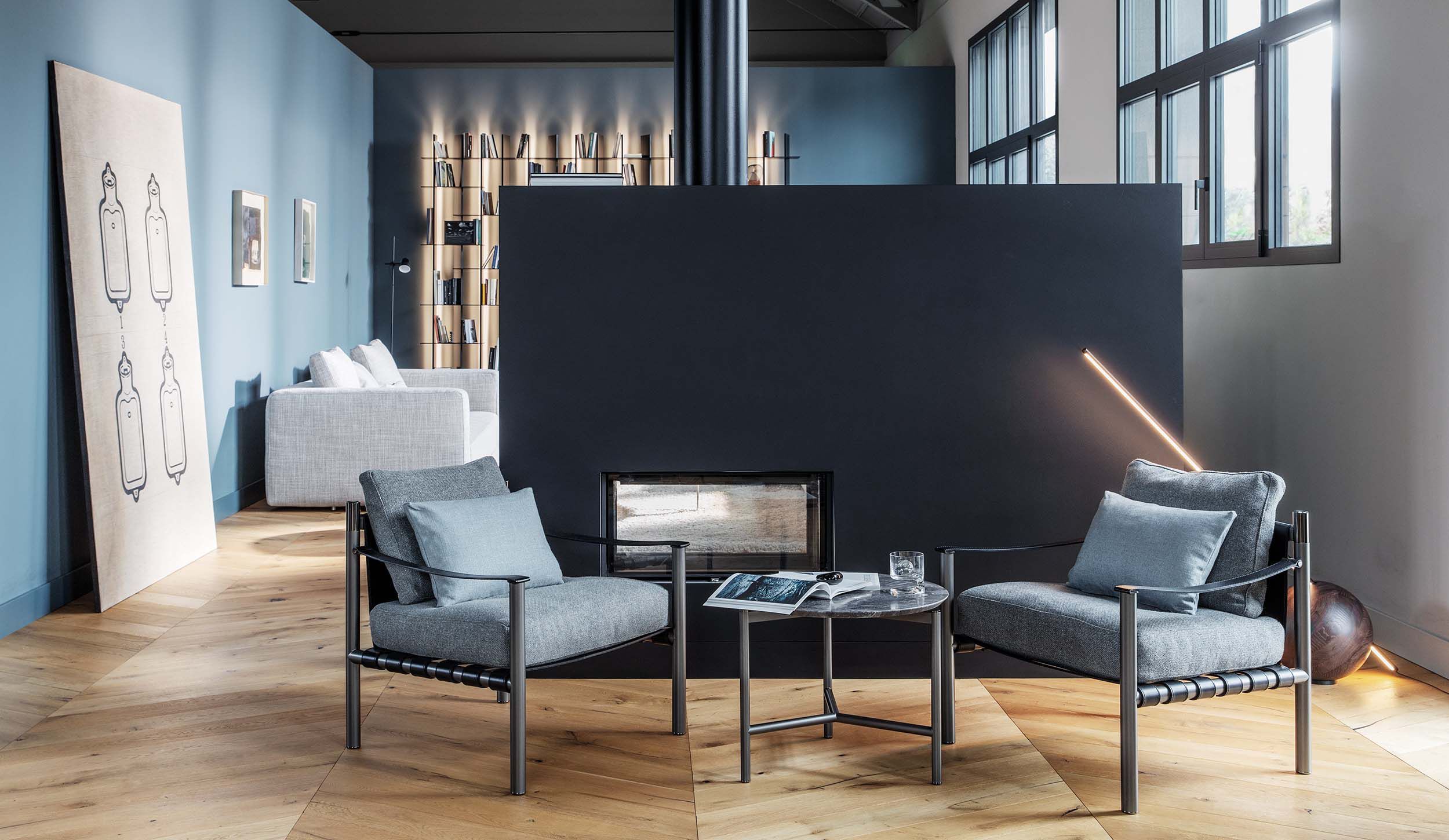 IKO Easy chair with armrests By Flou