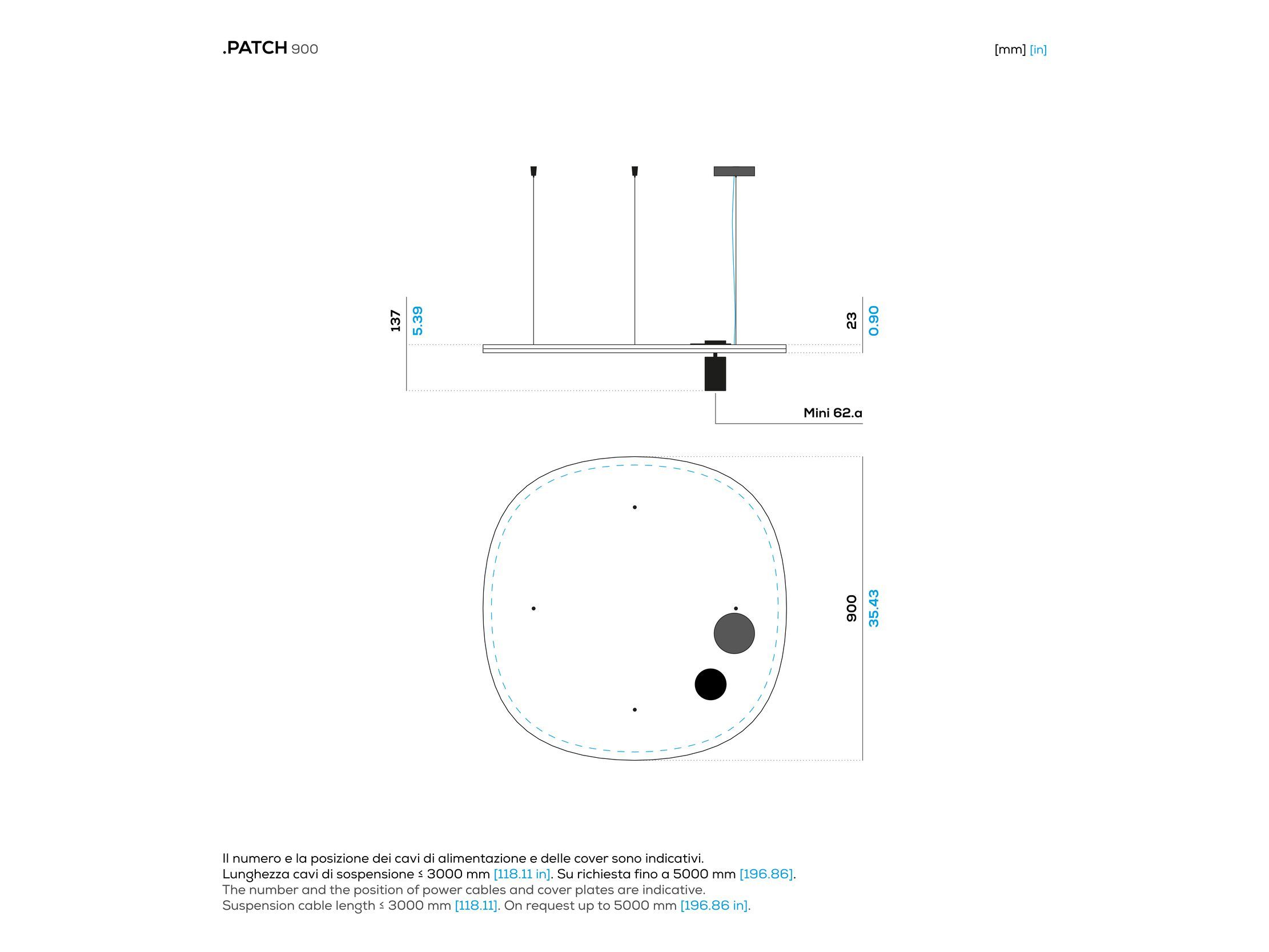 PATCH Pendant lamp By Folio