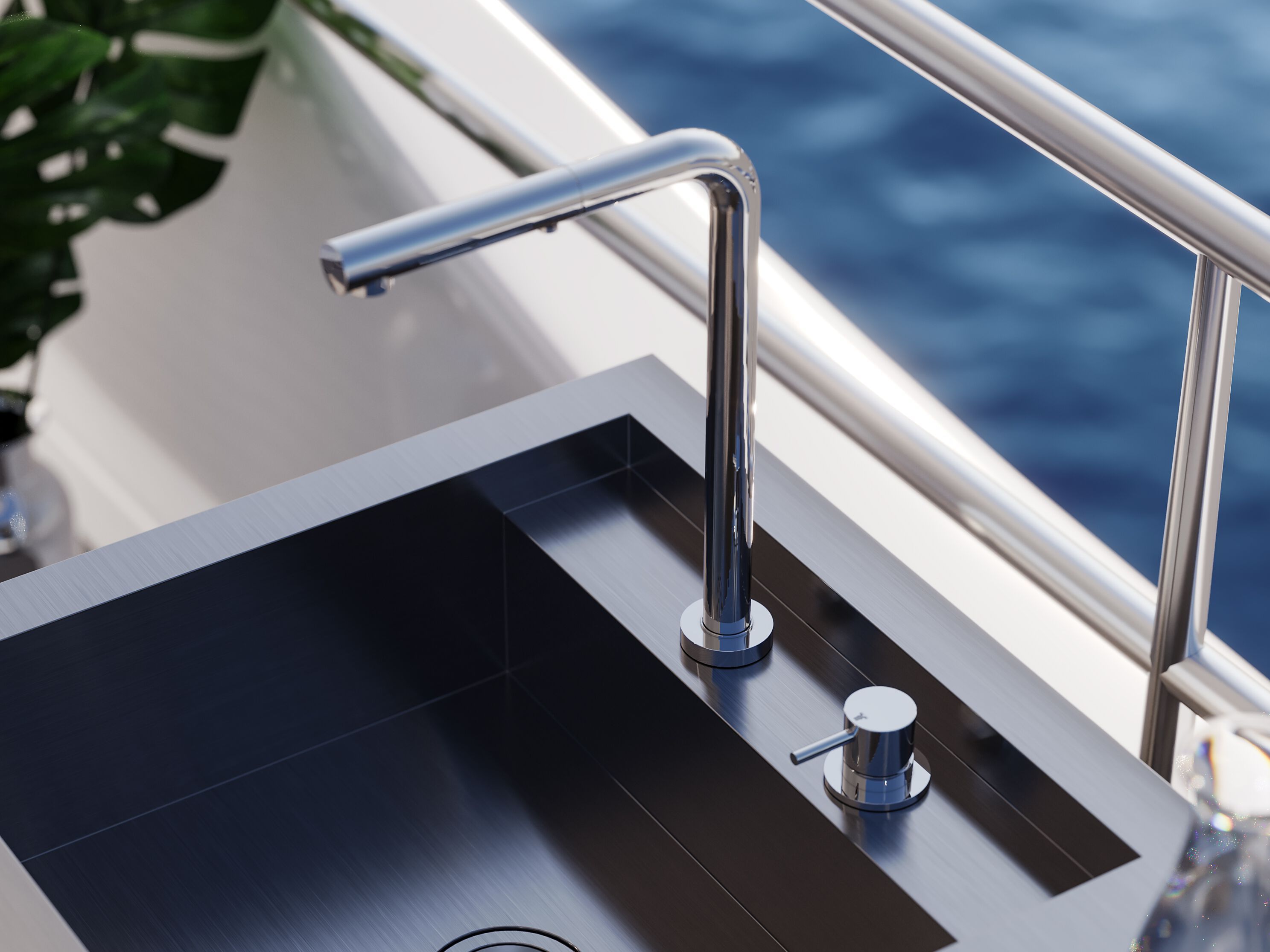 KITCHEN K2M.LTS Kitchen tap By Fontealta