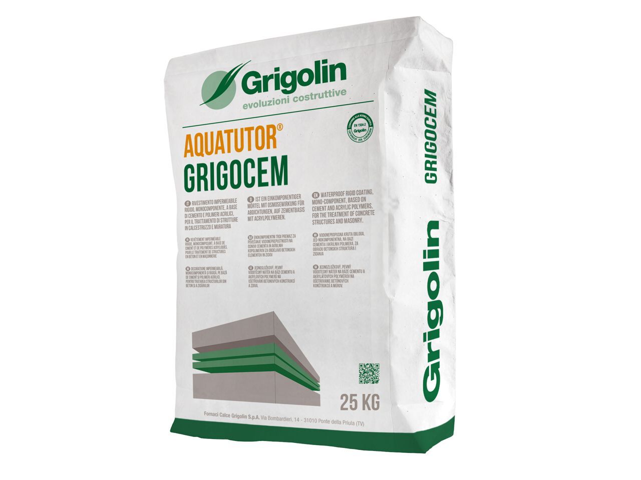 GRIGOCEM Impermeabilizzante a base cementizia By Fornaci Calce Grigolin