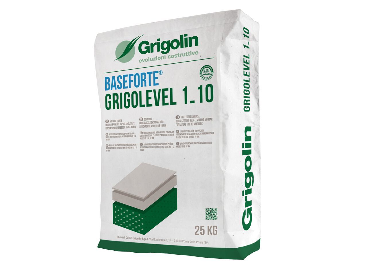 GRIGOLEVEL 1_10 Sottofondo autolivellante By Fornaci Calce Grigolin