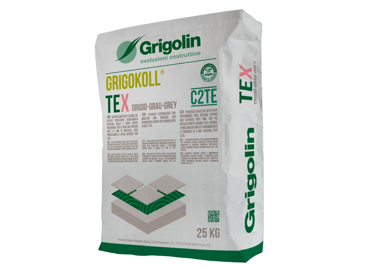 TEX Adhesivo para baldosas By Fornaci Calce Grigolin
