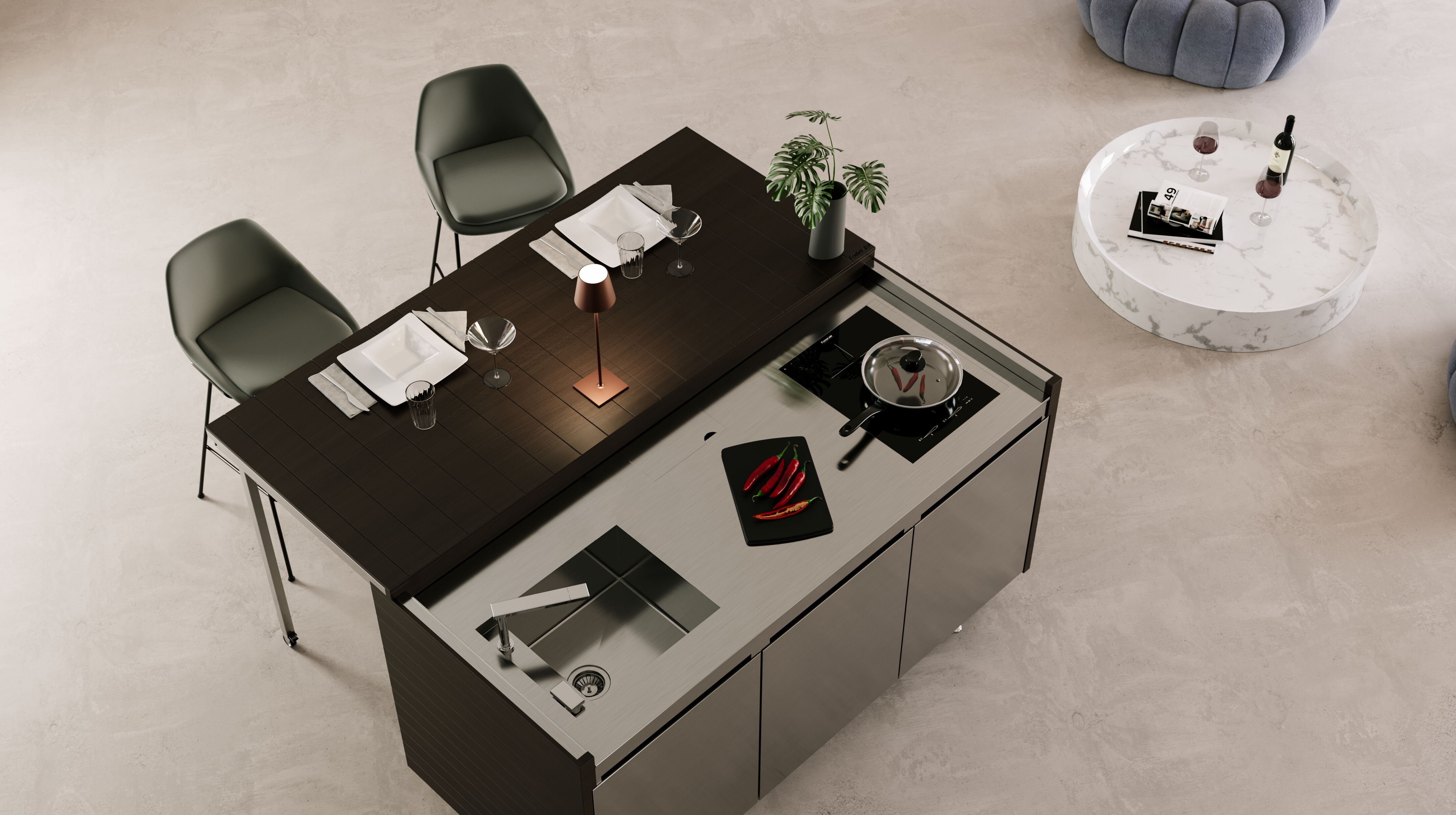 INSIEME 7555007 Outdoor kitchen By Foster