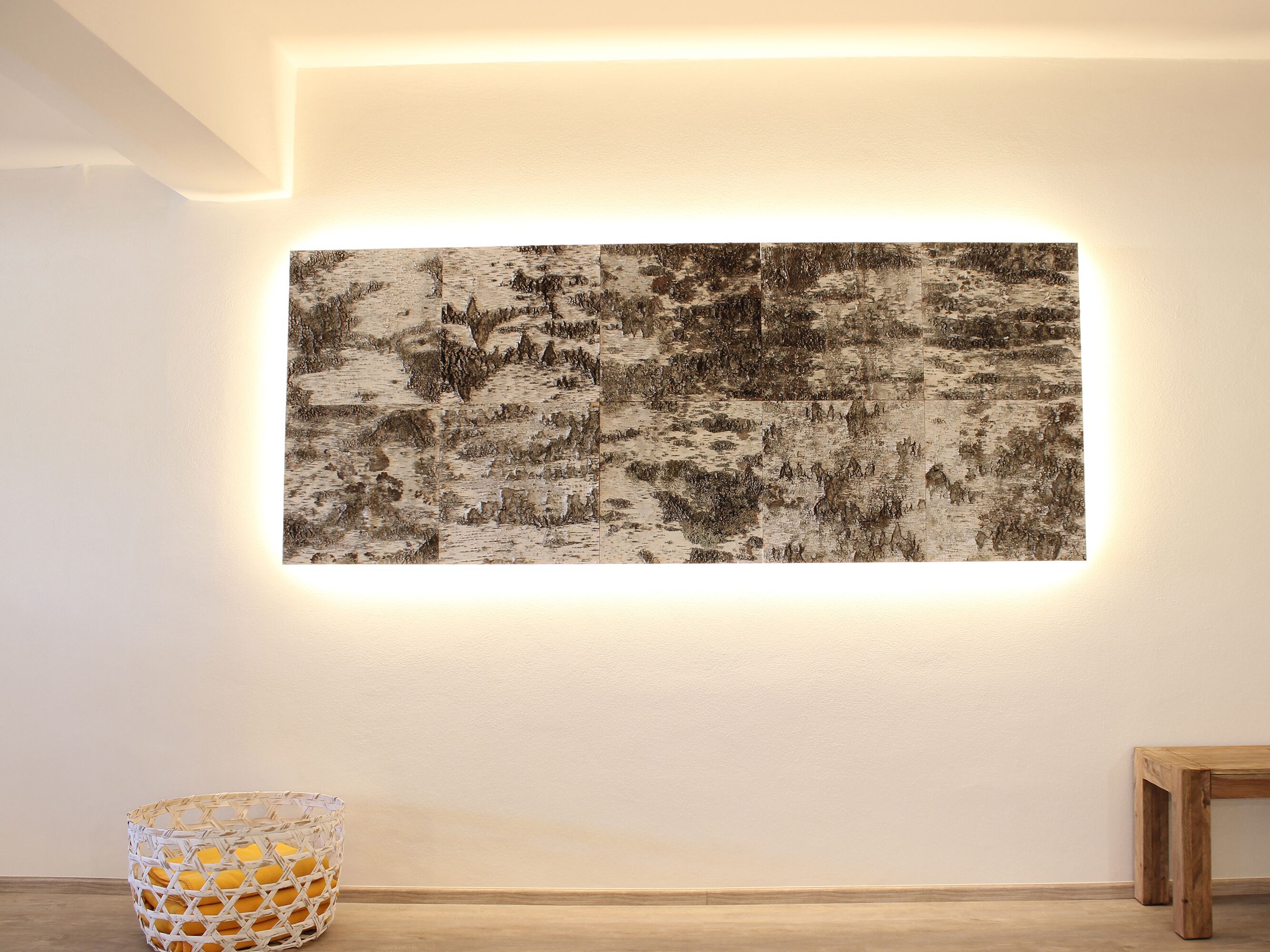 BIRCH BARK WALL PANELS Birch tree bark wall tiles By Freund GmbH