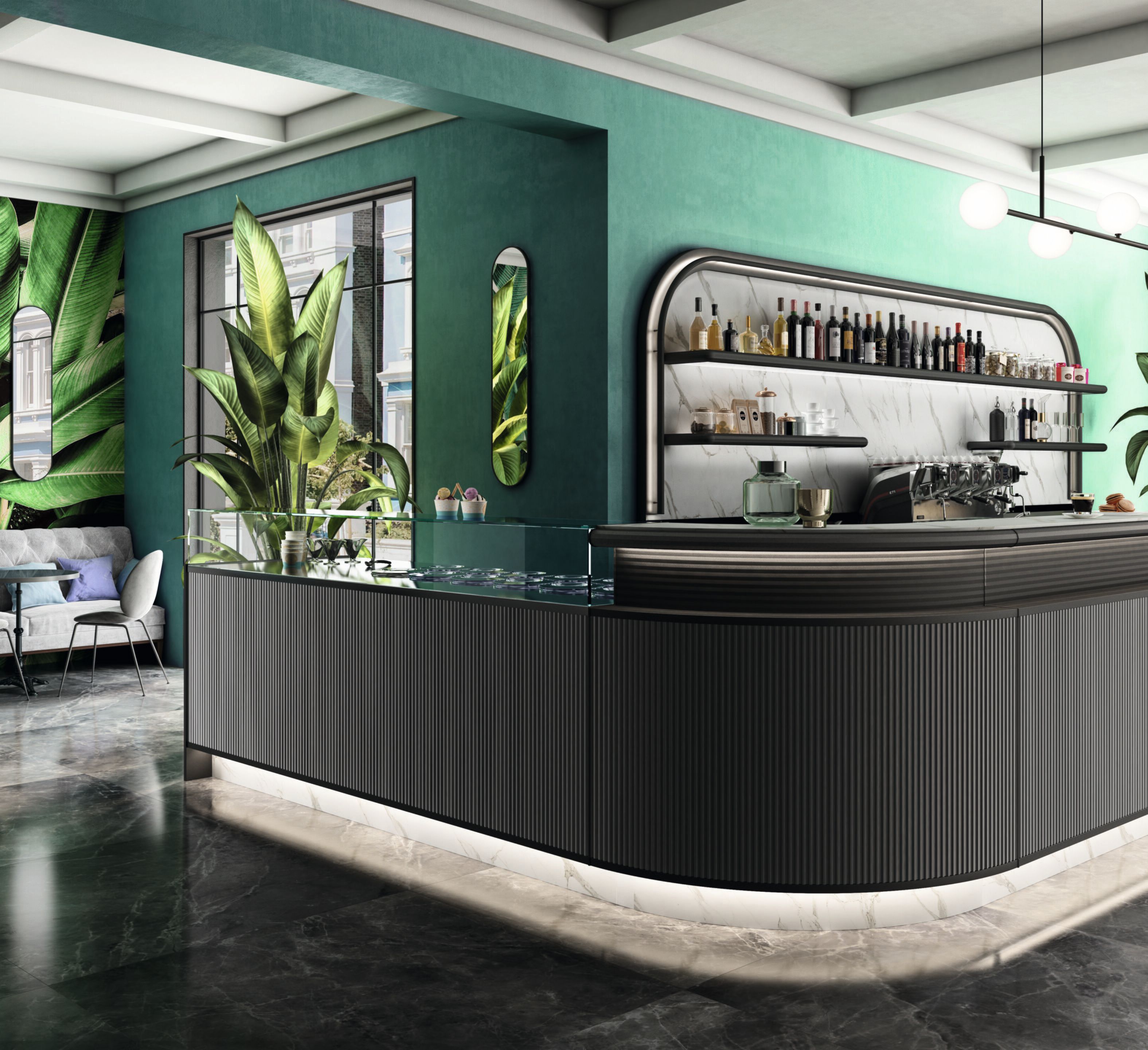 CARLTON Barra de bar By Frigomeccanica