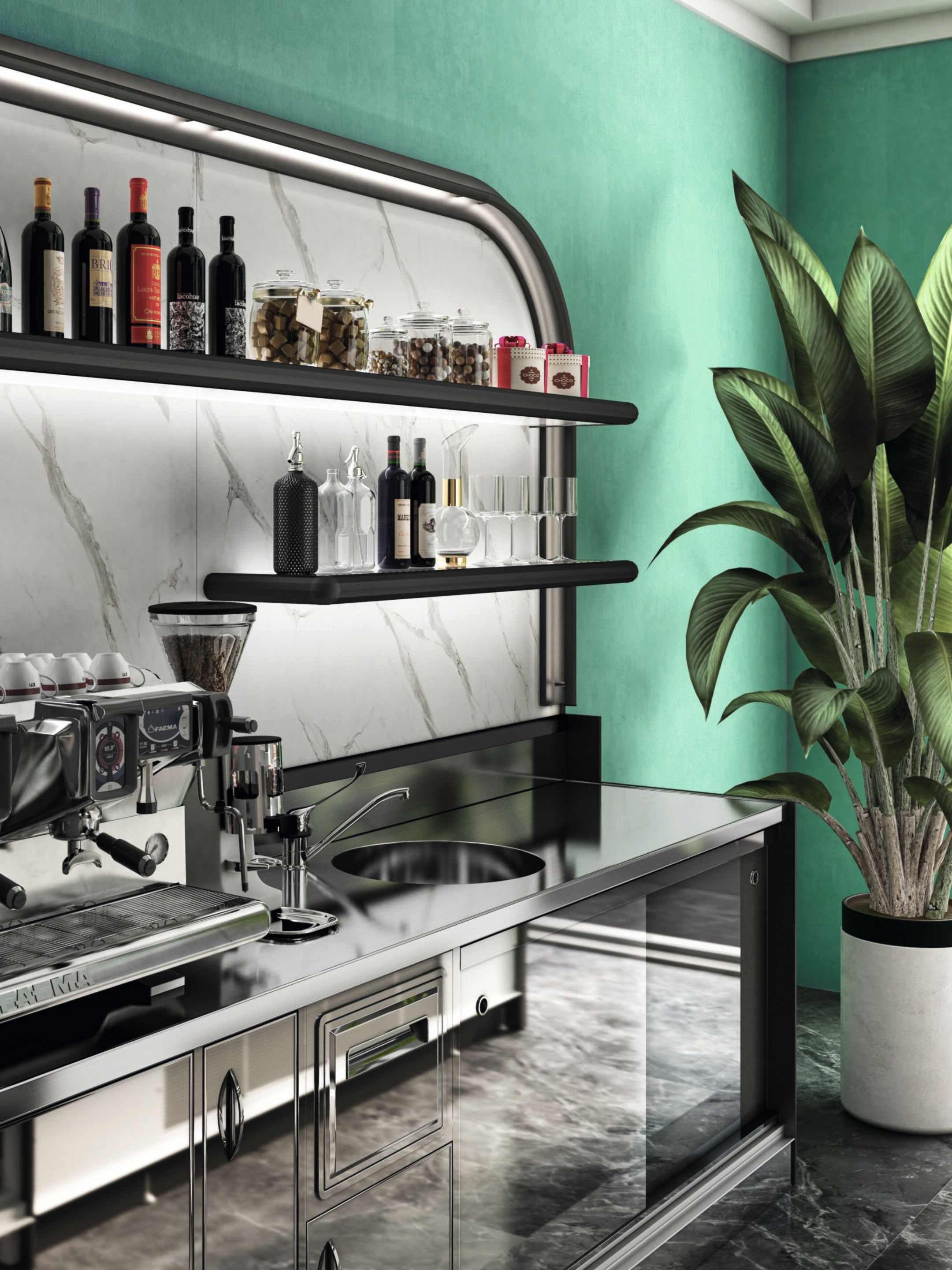 CARLTON Bar counter By Frigomeccanica