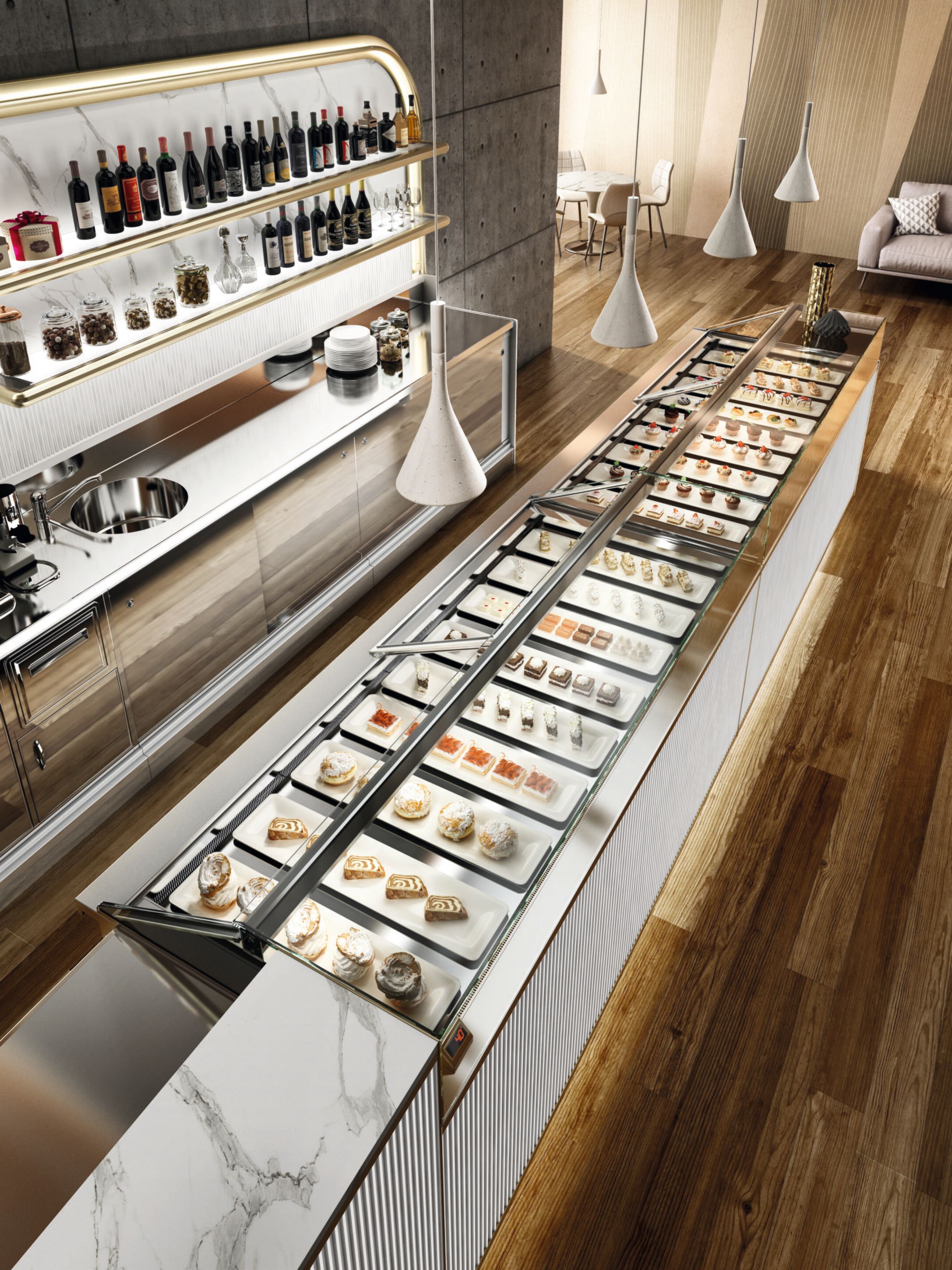 CARLTON Barra de bar By Frigomeccanica