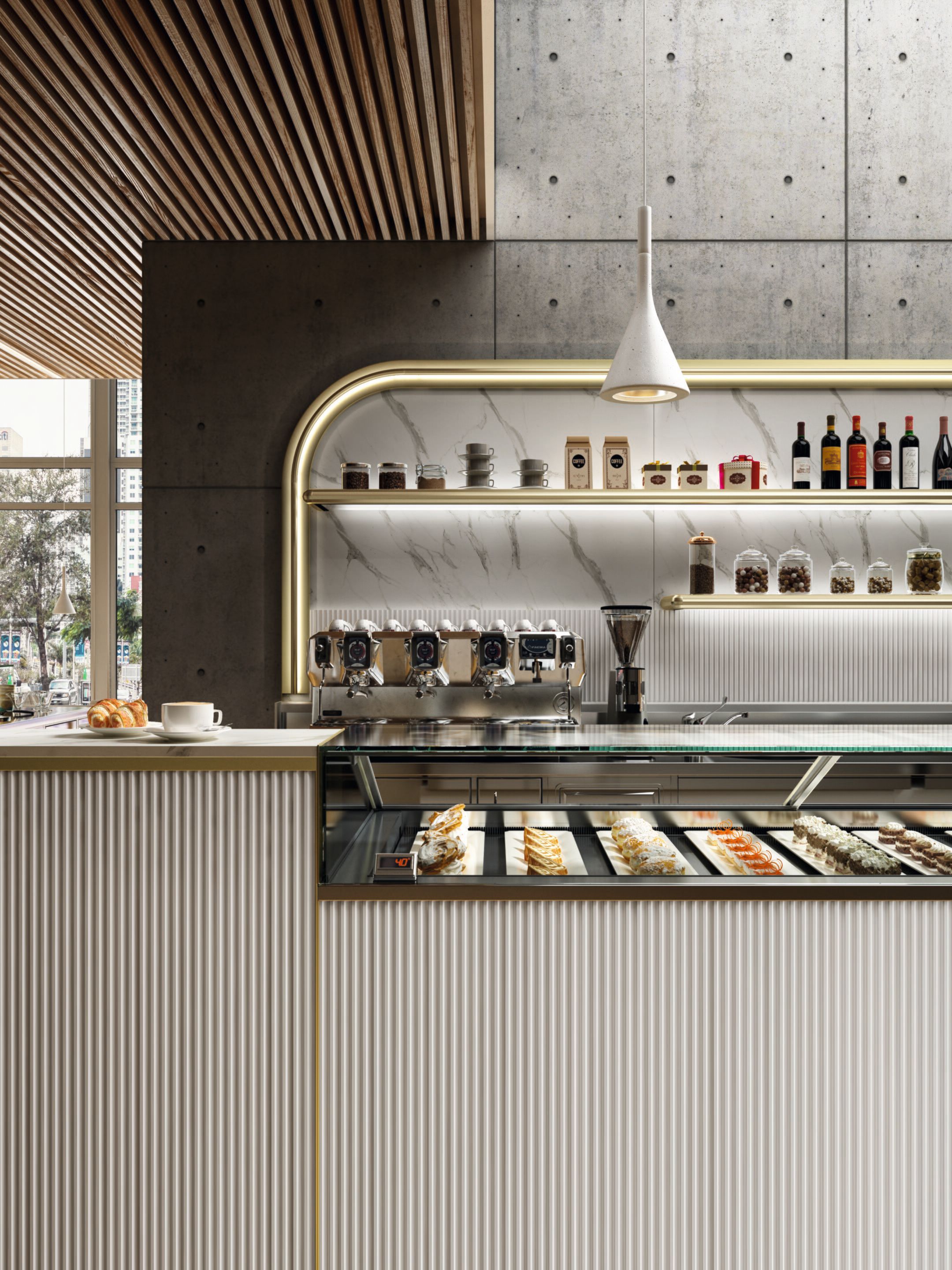 CARLTON Barra de bar By Frigomeccanica