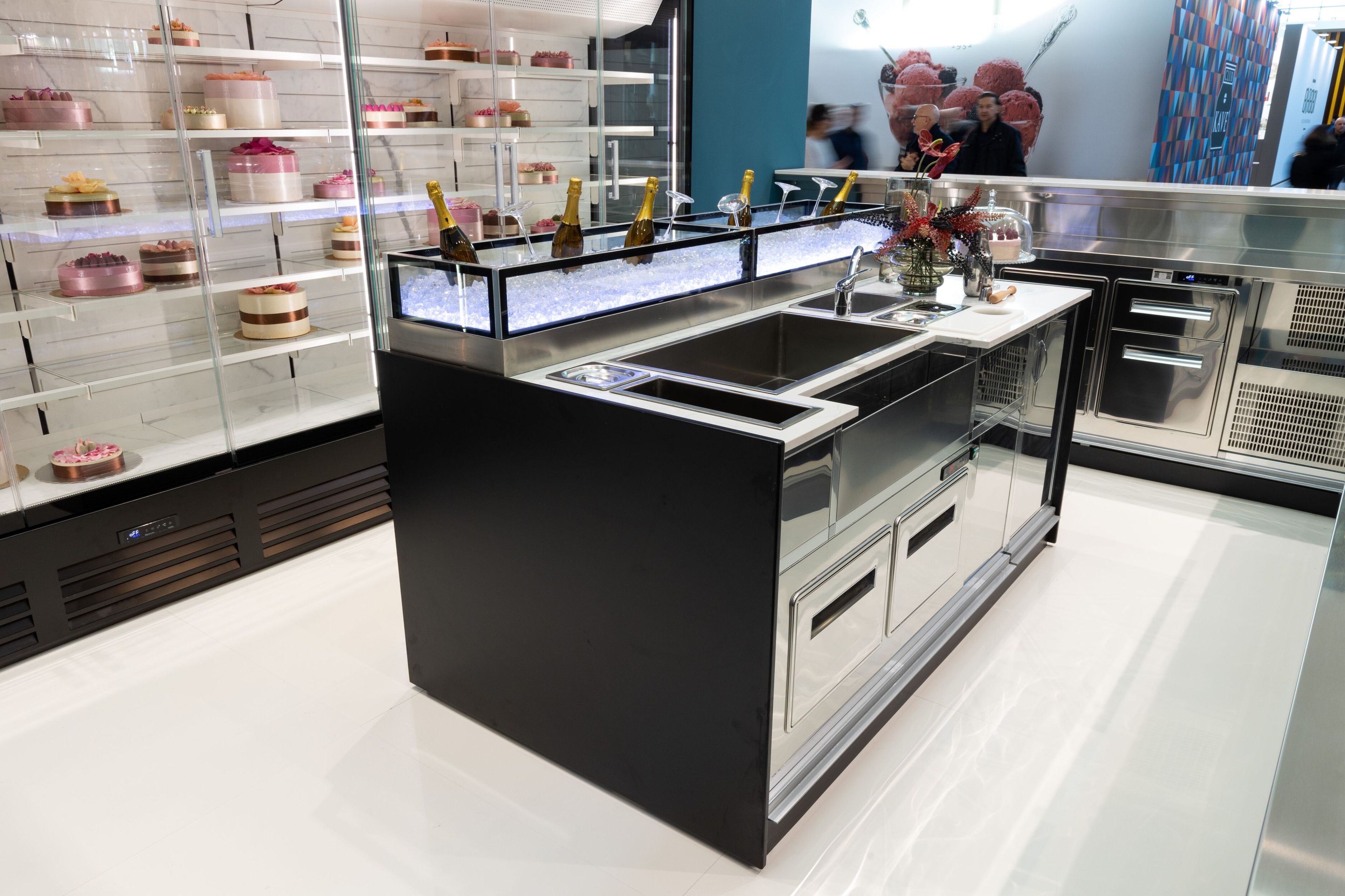 WORKSTATION COCKTAIL Stainless steel bar counter By Frigomeccanica