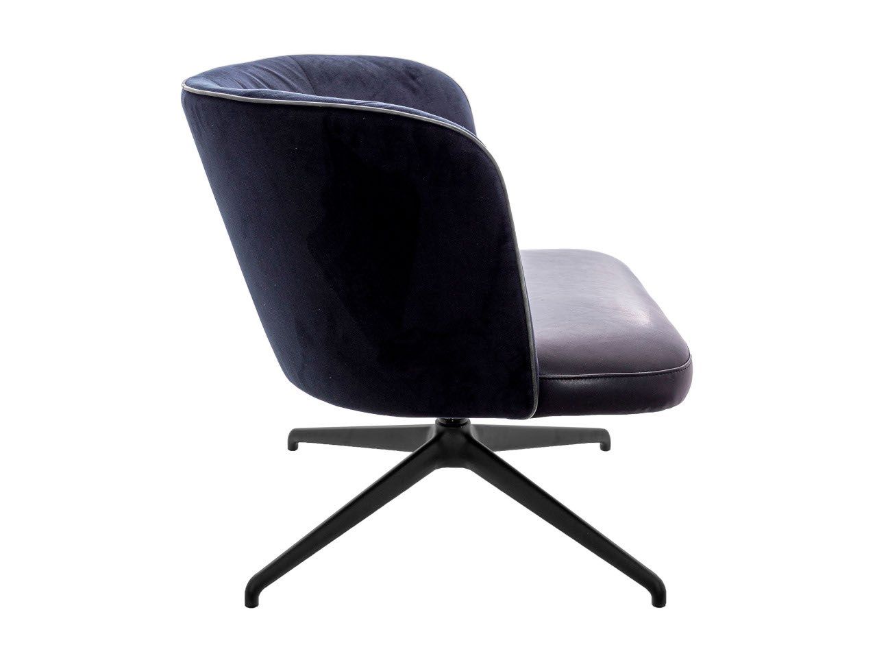 GAIA LINE LOUNGE SL With spoke base easy chair By KFF | design Monica ...