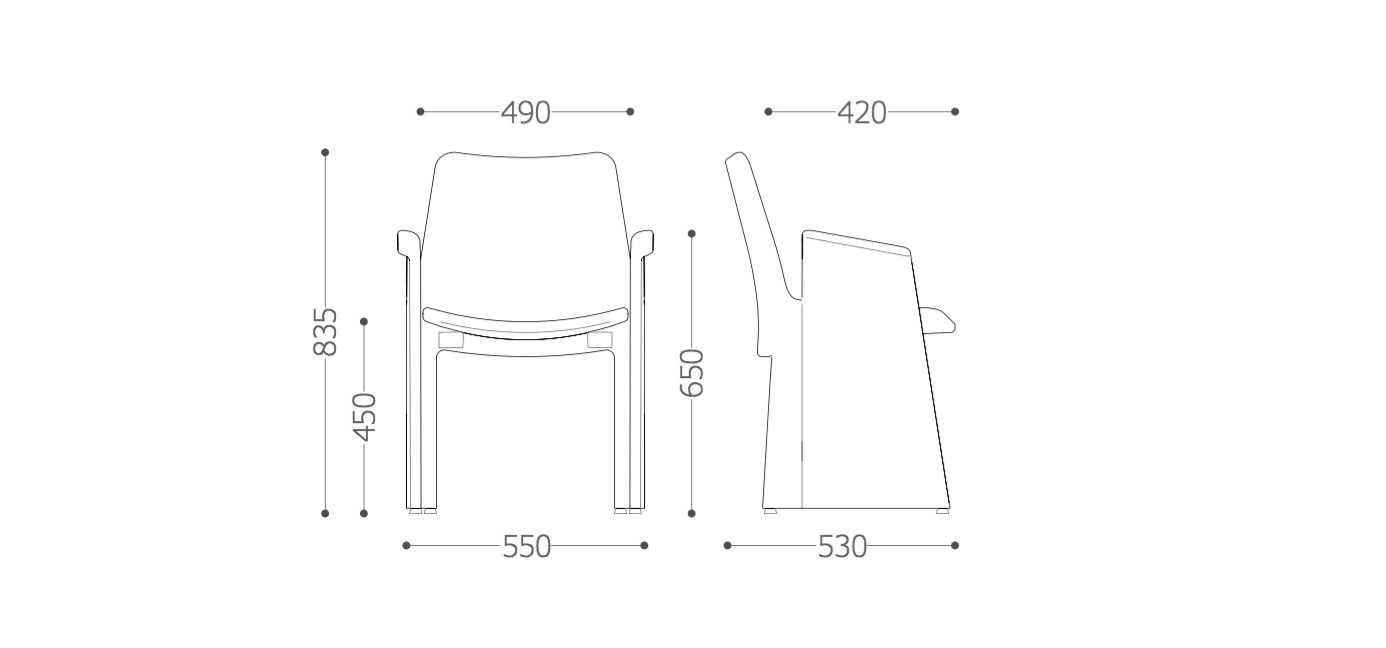 GAIO | Chair By VAGHI design Orlandini Design