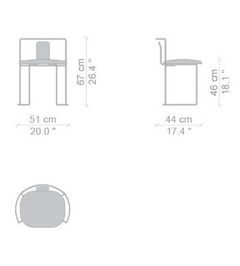 GAJA | Chair By Cassina design Kazuhide Takahama