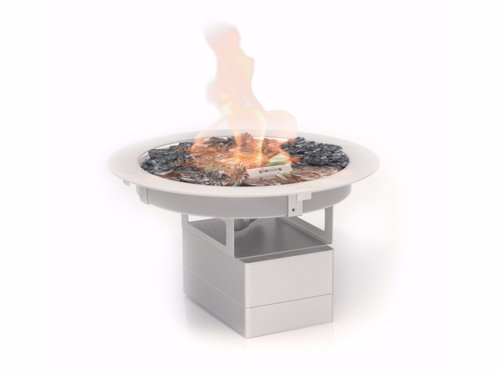 Gas outdoor built-in fireplace GALIO FIRE PIT INSERT By Planika