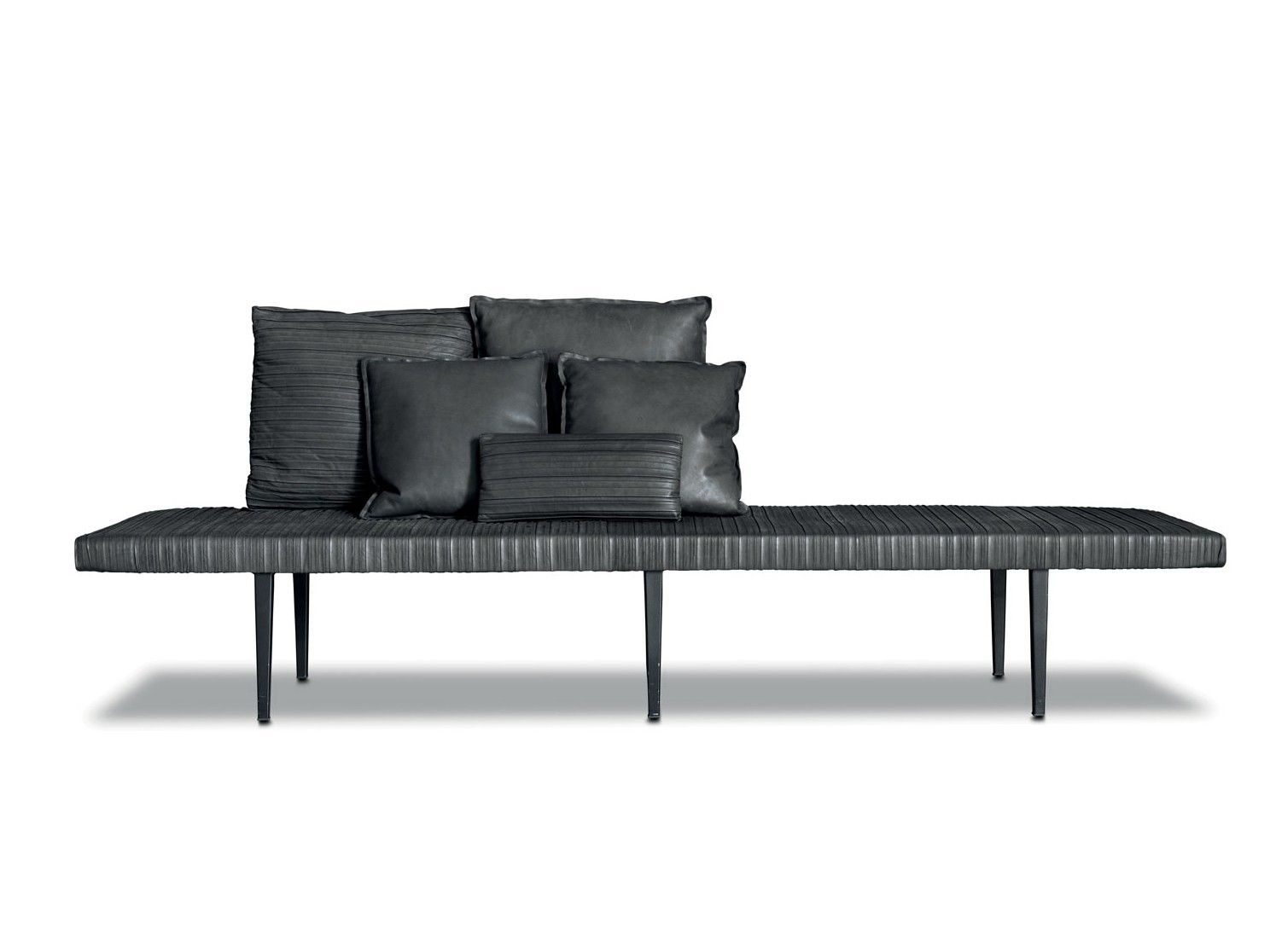 Upholstered leather bench GARÇON SPECIAL EDITION BELLE DE JOUR By ...