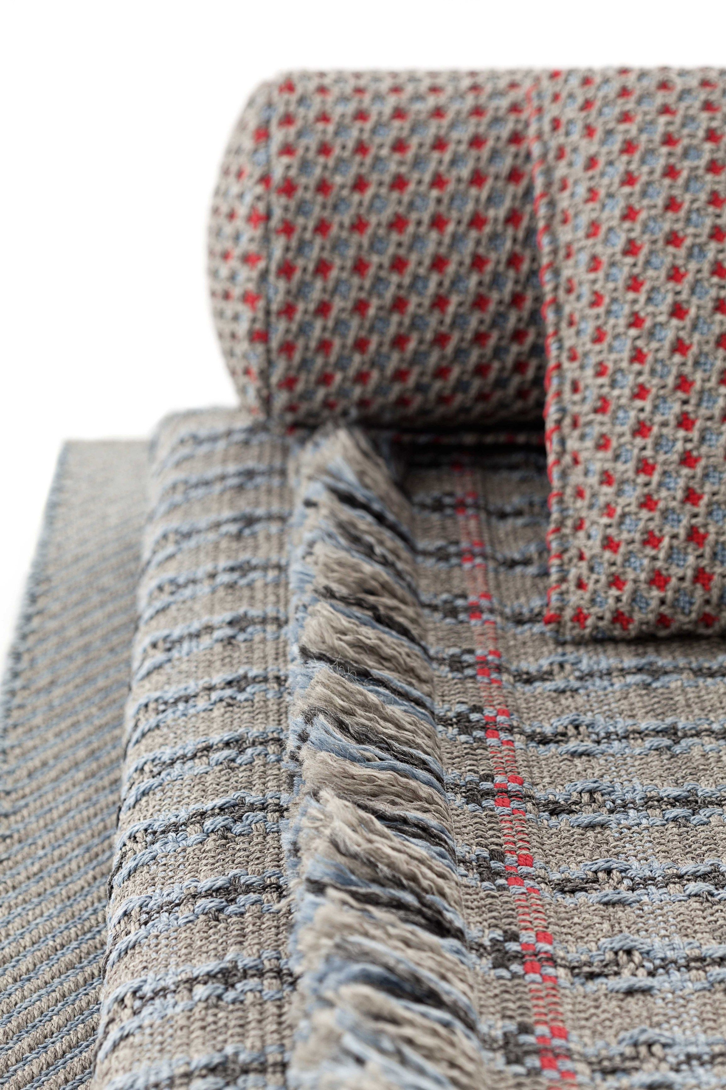 GARDEN LAYERS BLUE | Roll cushion Garden Layers Collection By GAN ...