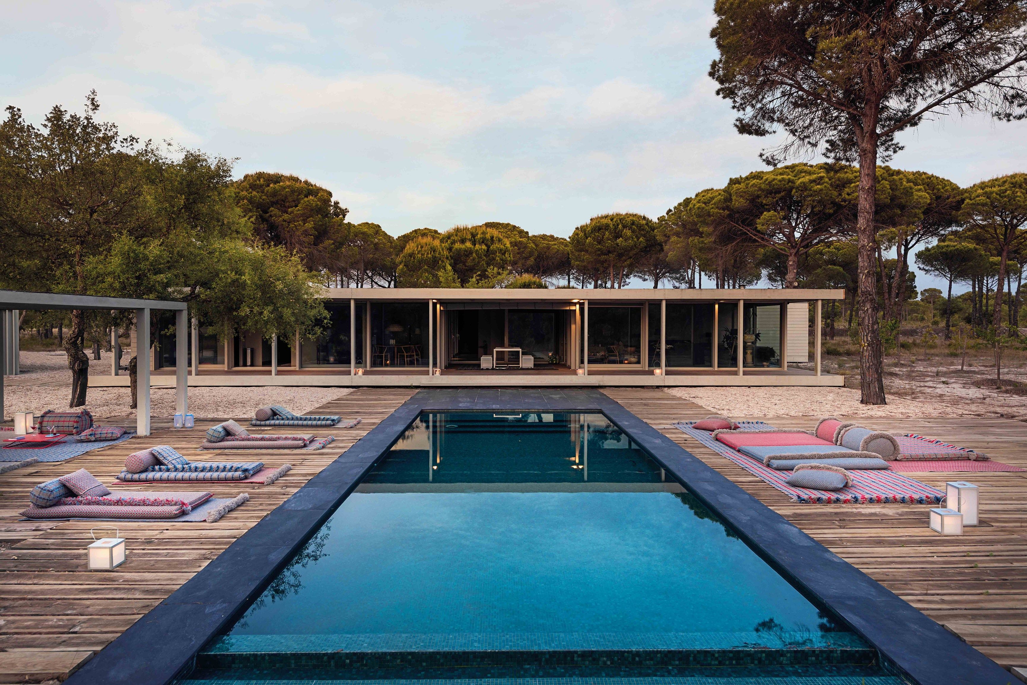 GARDEN LAYERS BLUE | Sun lounger Garden Layers Collection By GAN design ...