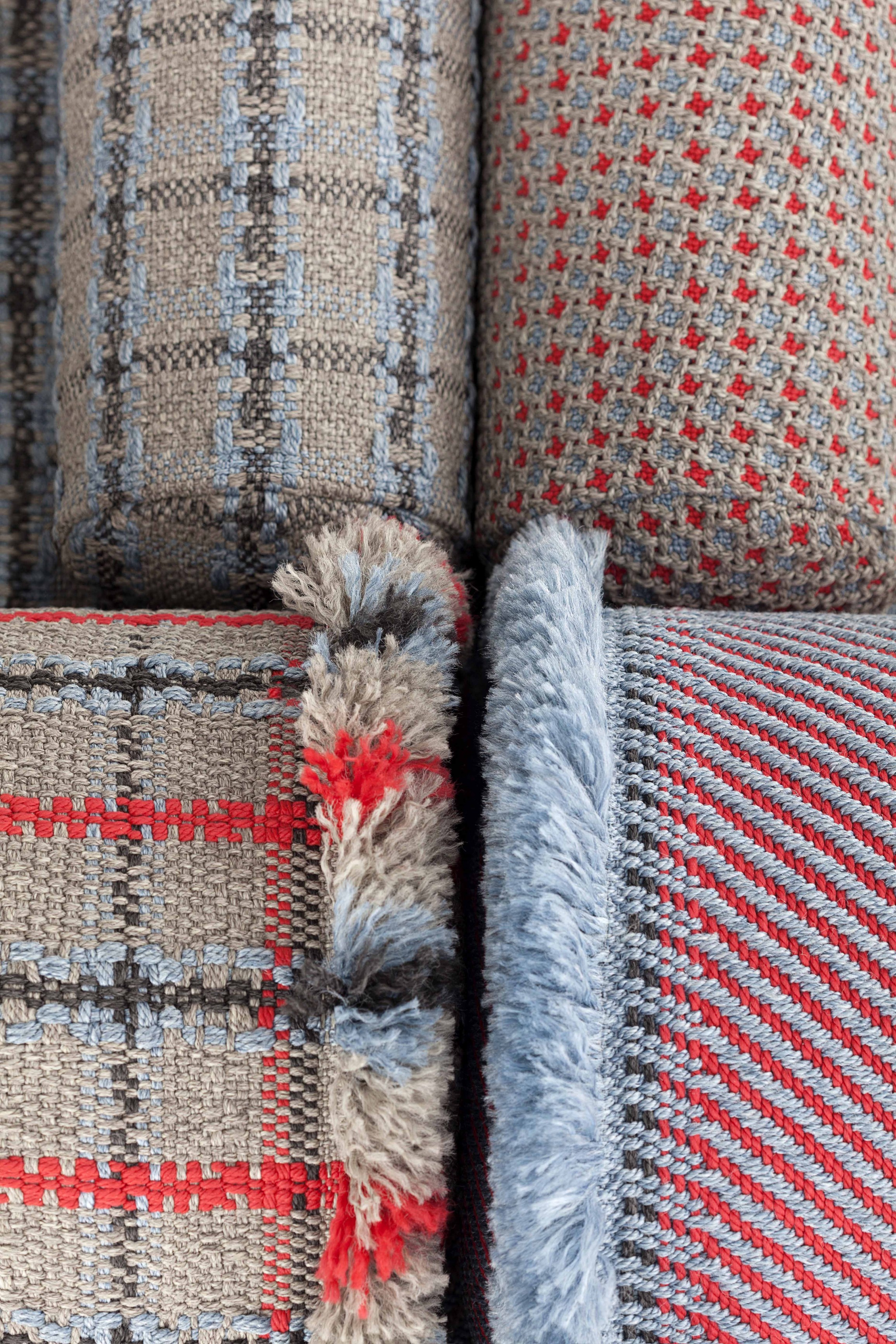 GARDEN LAYERS BLUE | Roll cushion Garden Layers Collection By GAN ...