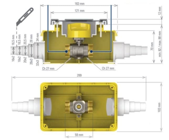 GAS-BOX Tuyau pour réseau de gaz domestique By FIV