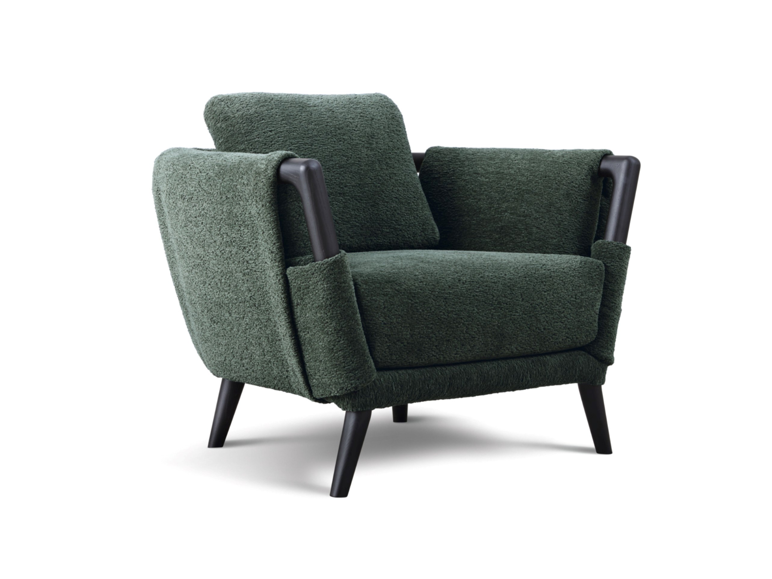 GAUDÍ Fabric garden armchair with removable cover By Flou