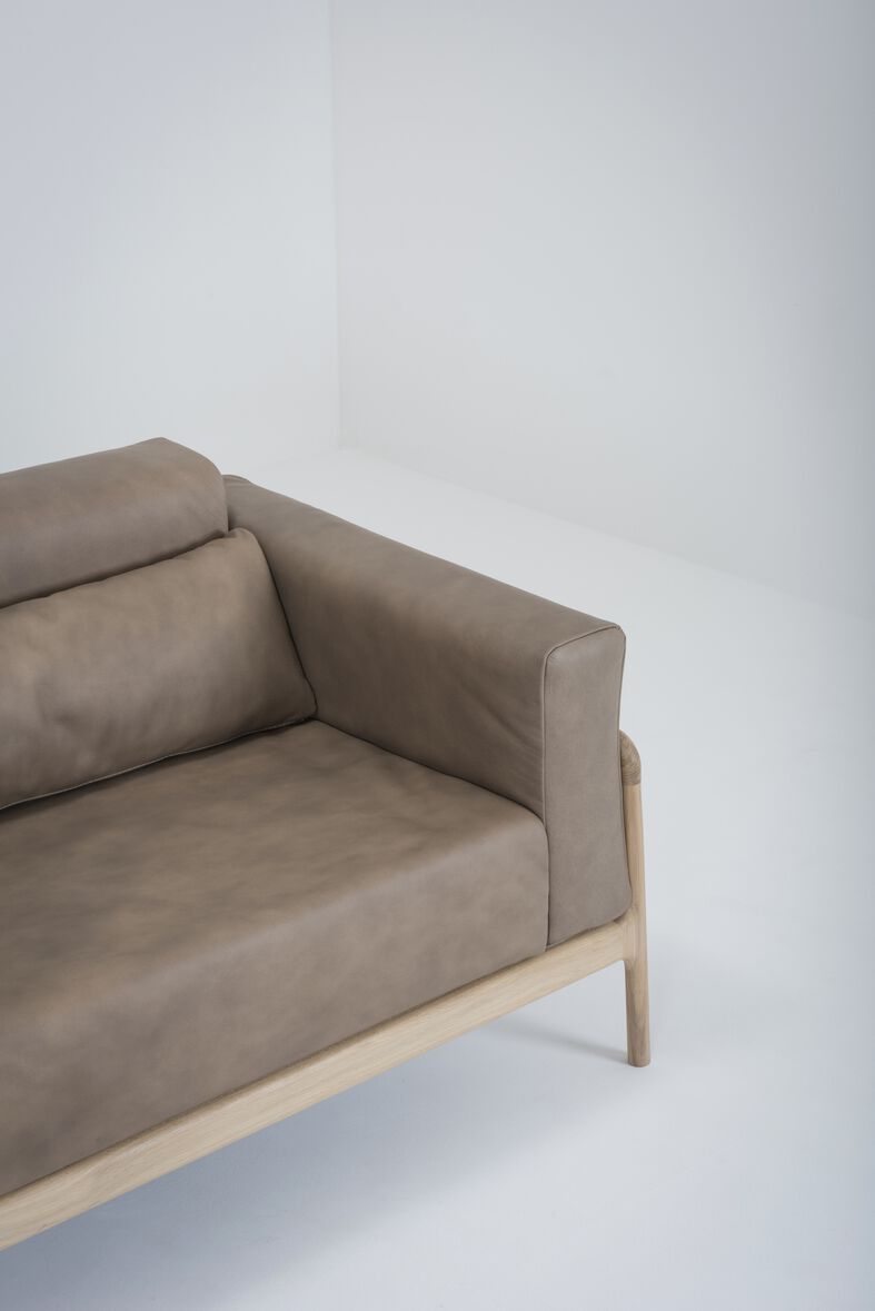 FAWN 3 seater leather sofa By GAZZDA | design Salih Teskeredzic
