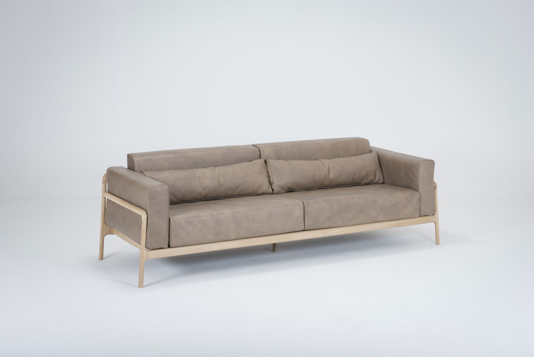 FAWN 3 seater leather sofa By GAZZDA | design Salih Teskeredzic
