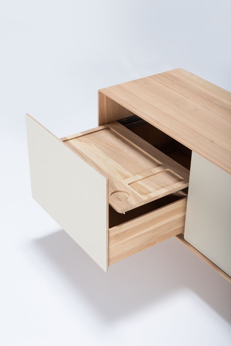 FINA Oak TV cabinet / sideboard By GAZZDA | design Mustafa Cohadzic