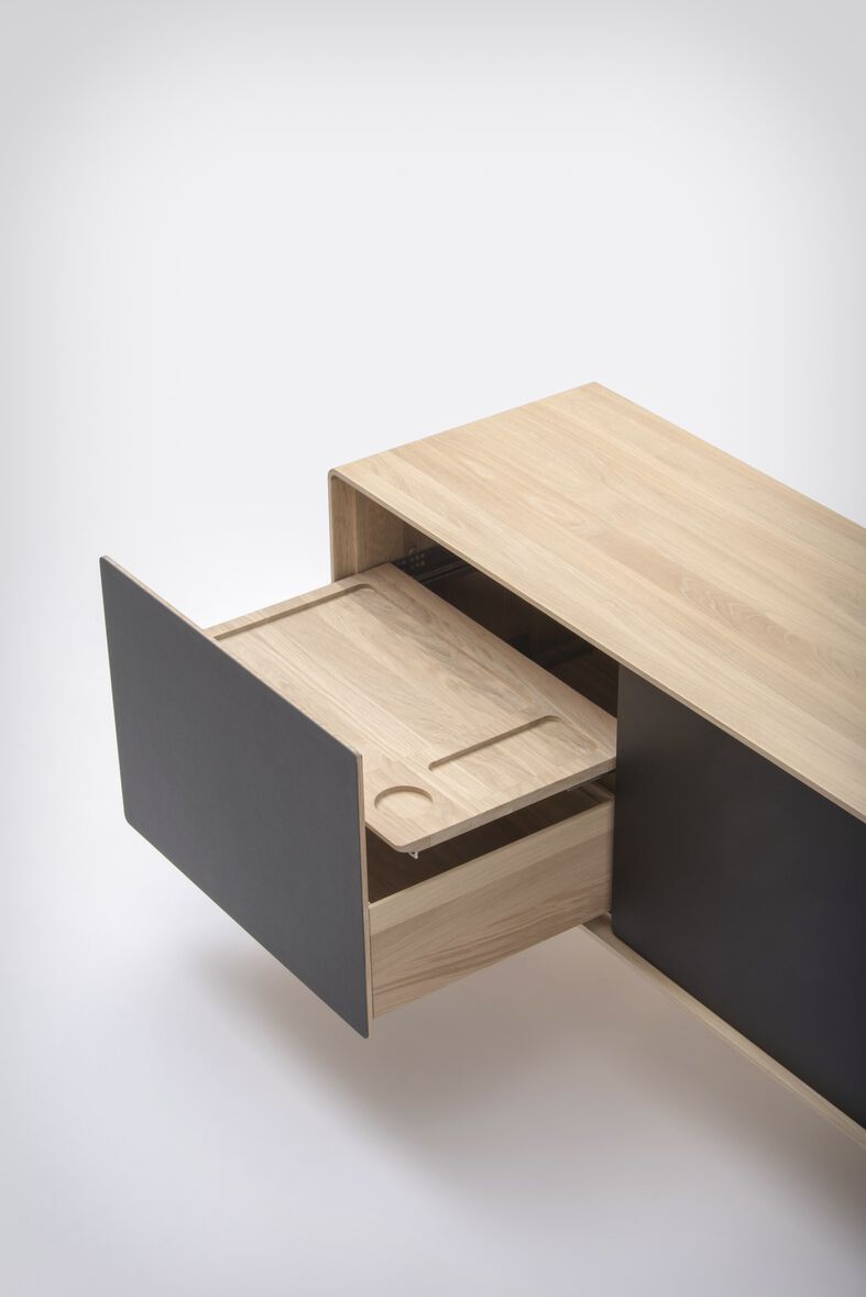 FINA Oak TV cabinet / sideboard By GAZZDA | design Mustafa Cohadzic