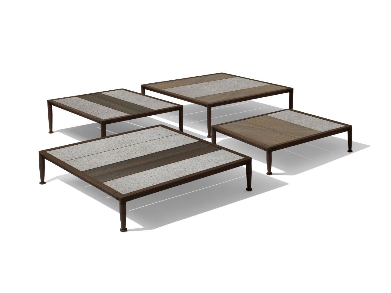 GEA Square garden side table By Giorgetti | design Chi Wing Lo