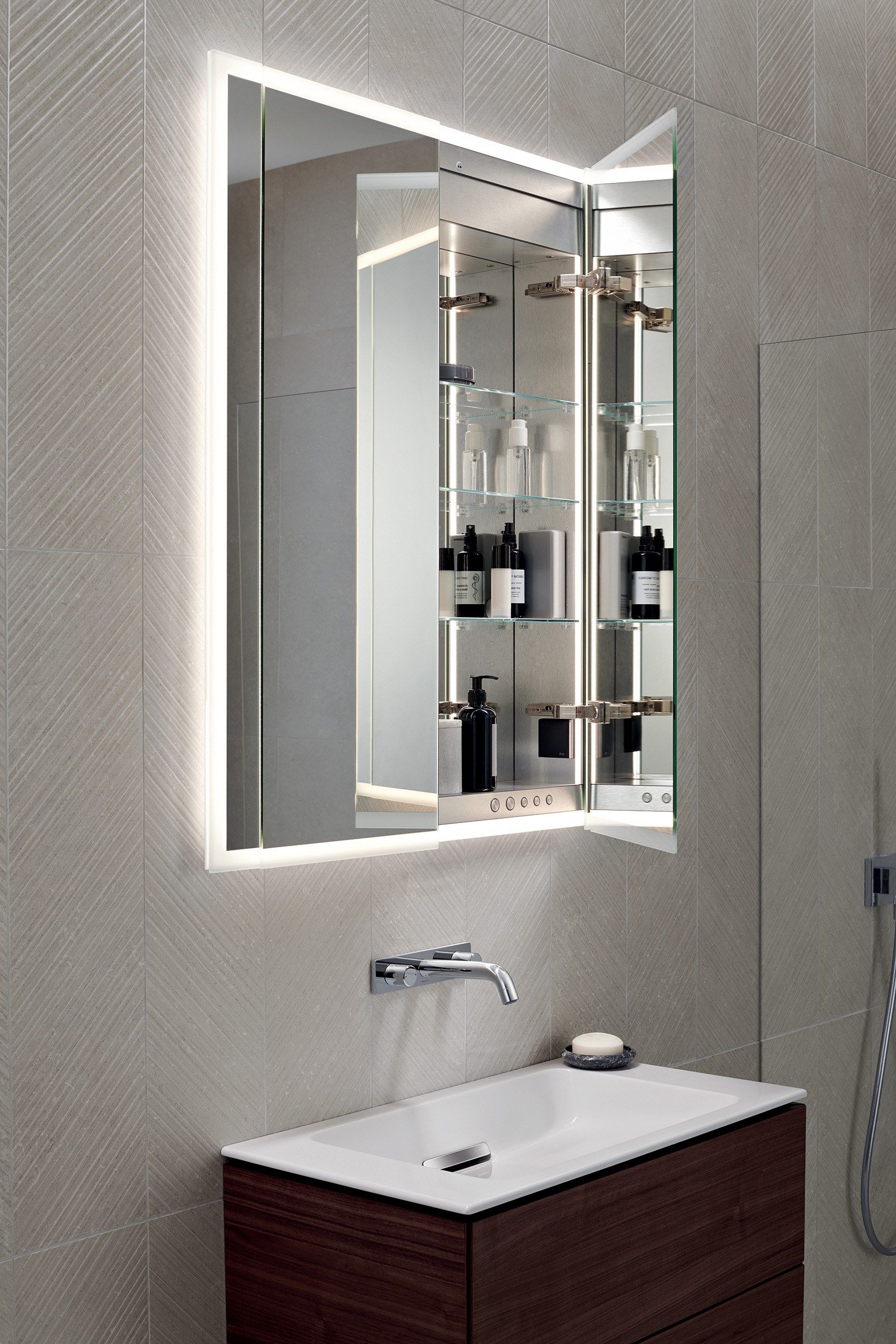 ONE Wall-mounted vanity unit with drawers By Geberit