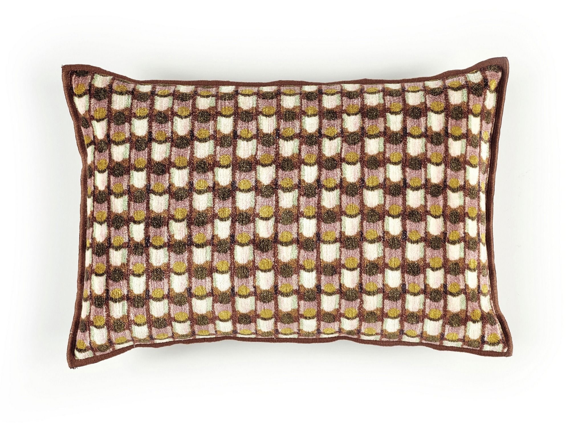 Velvet cushion GEMMAIL By Élitis