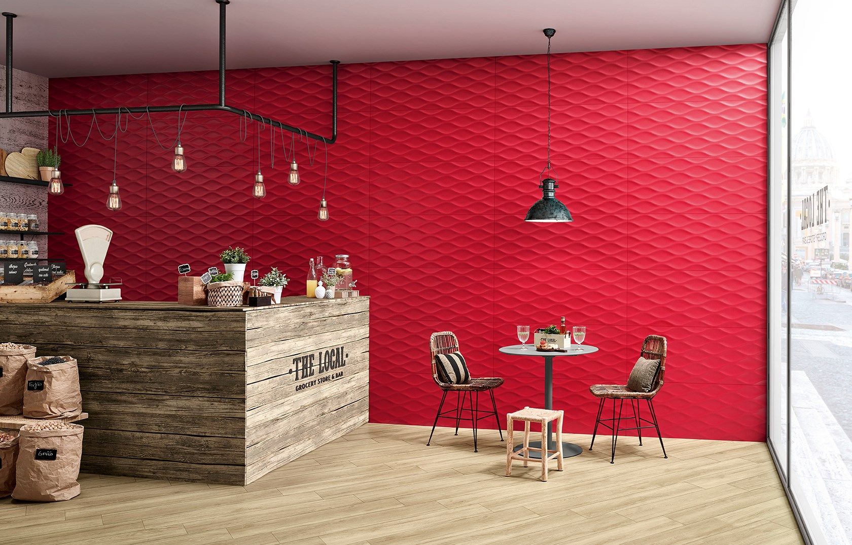 White-paste 3D Wall Cladding GENESIS By Love Tiles